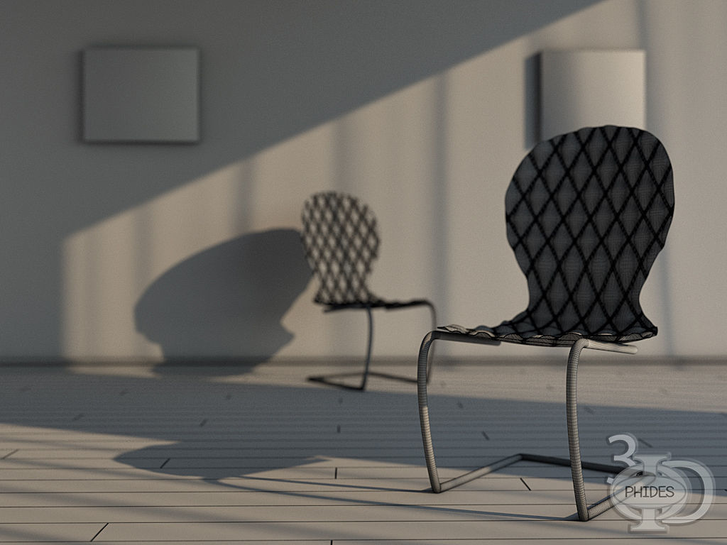 Chair 1 plastic 3D model | CGTrader