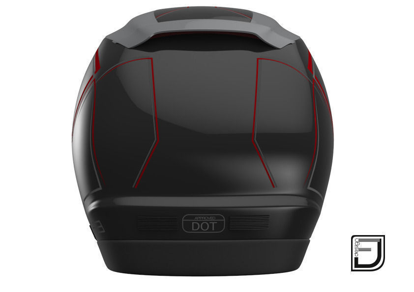 Black Modular Helmet 3D model | CGTrader
