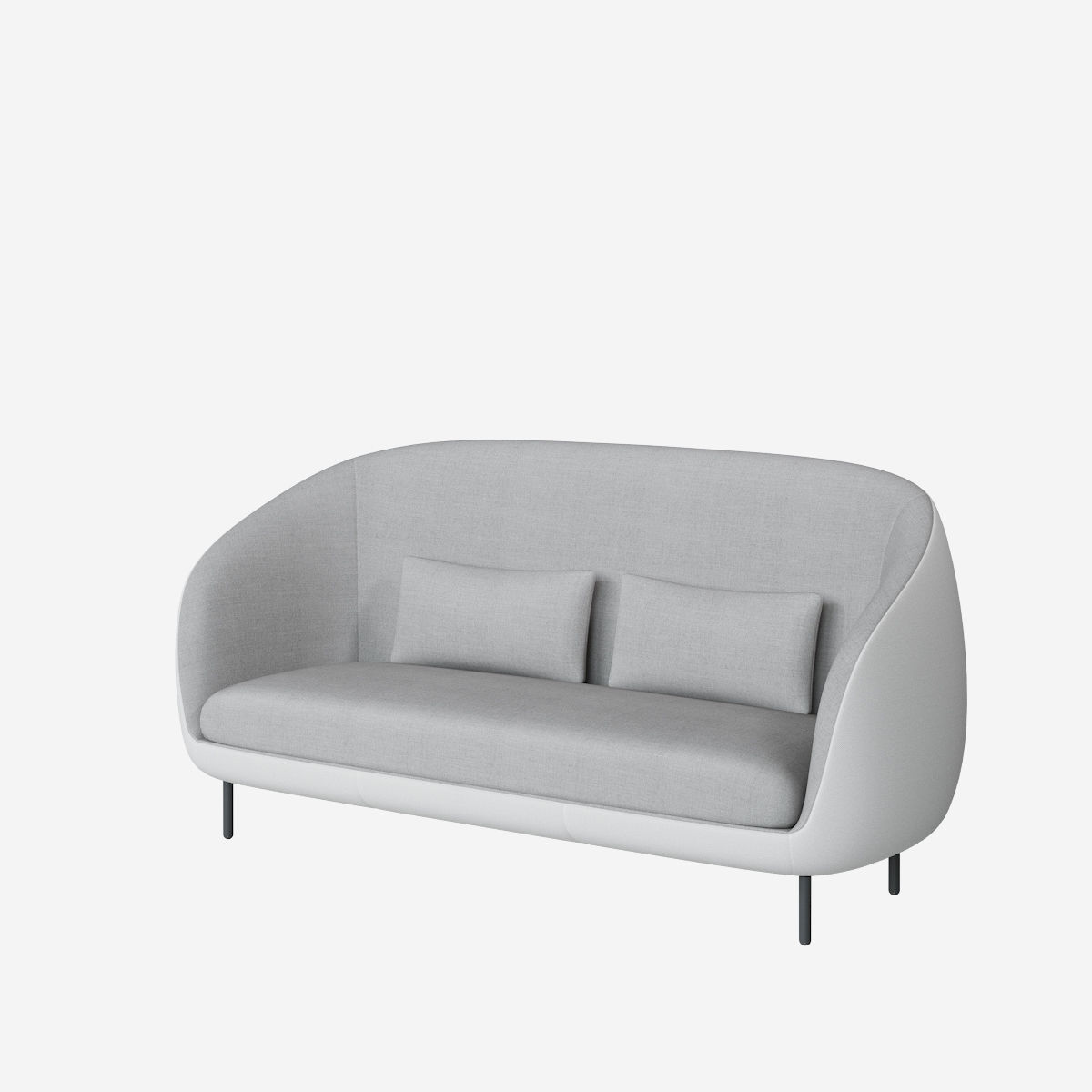 3D model Haiku Sofa - 2 seat VR / AR / low-poly | CGTrader