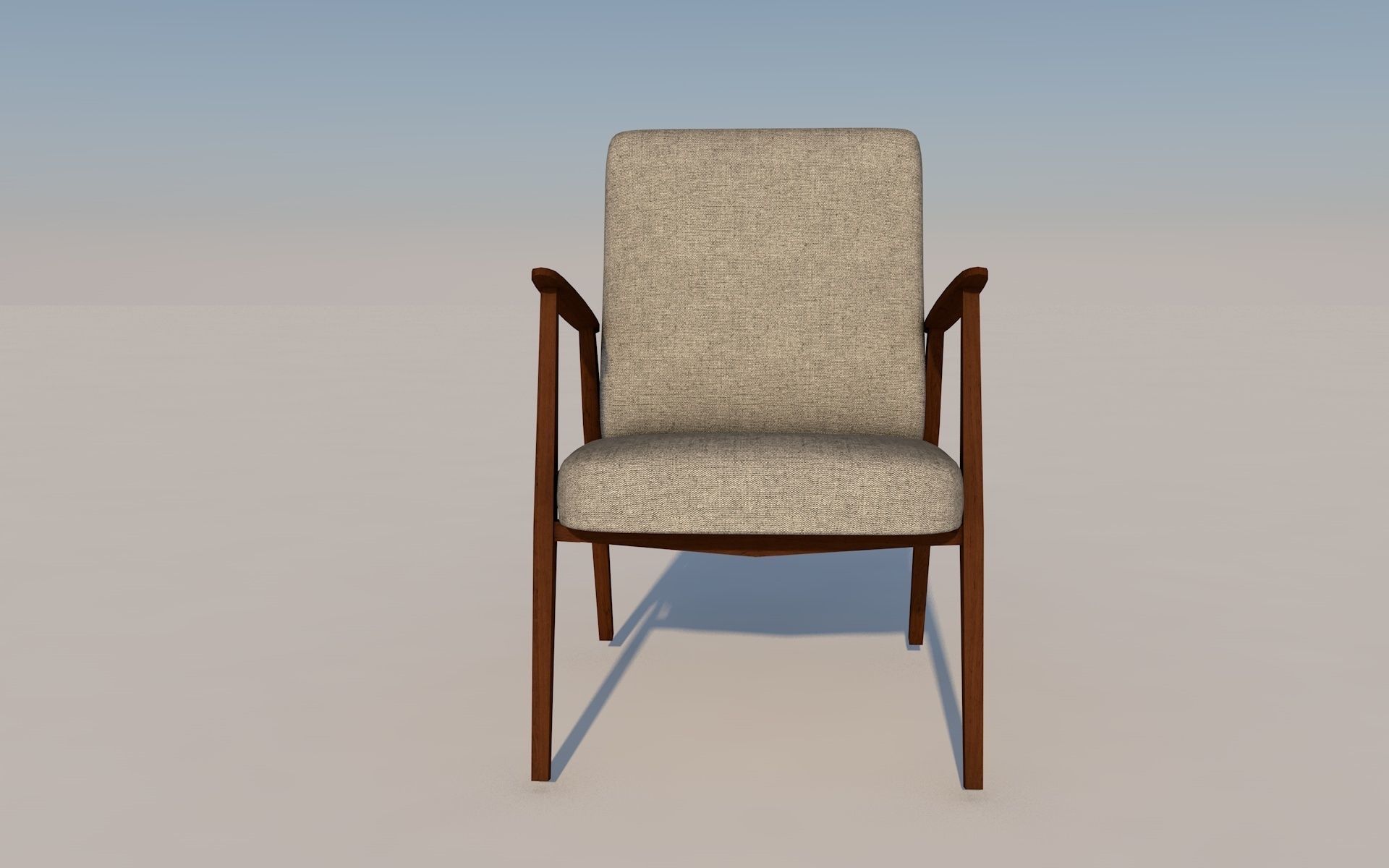 3D model Low Poly UV Mapped Arm Chair VR / AR / low-poly | CGTrader