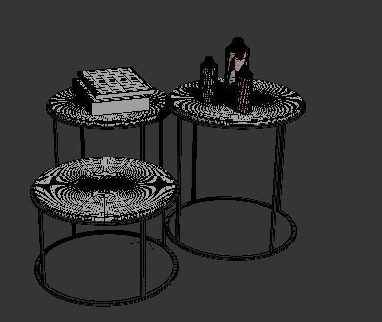 coffee table rustic classic vray render ready 3D model | CGTrader