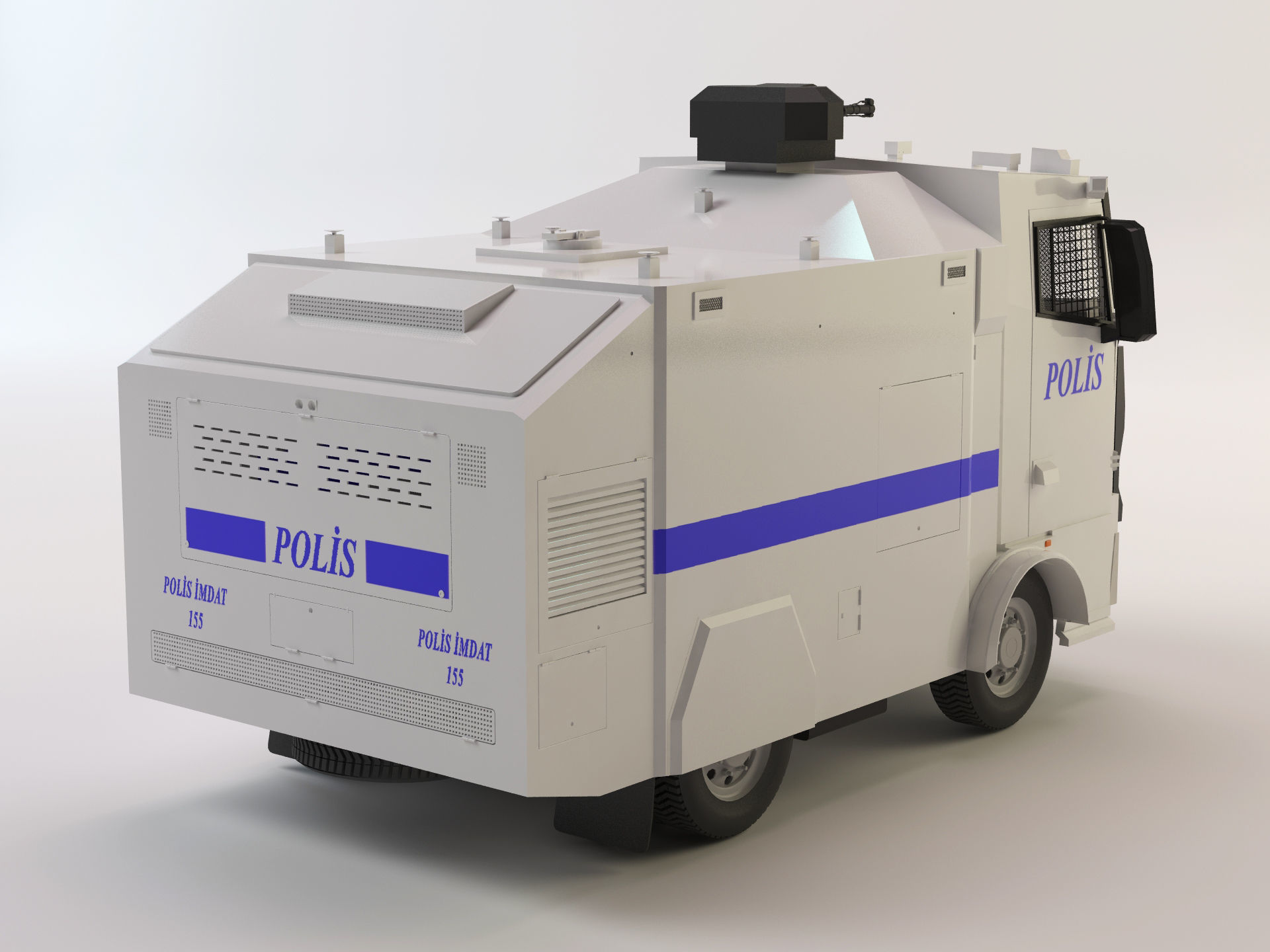 Toma - Turkish Police Vehicle For Riot Control 3D model | CGTrader