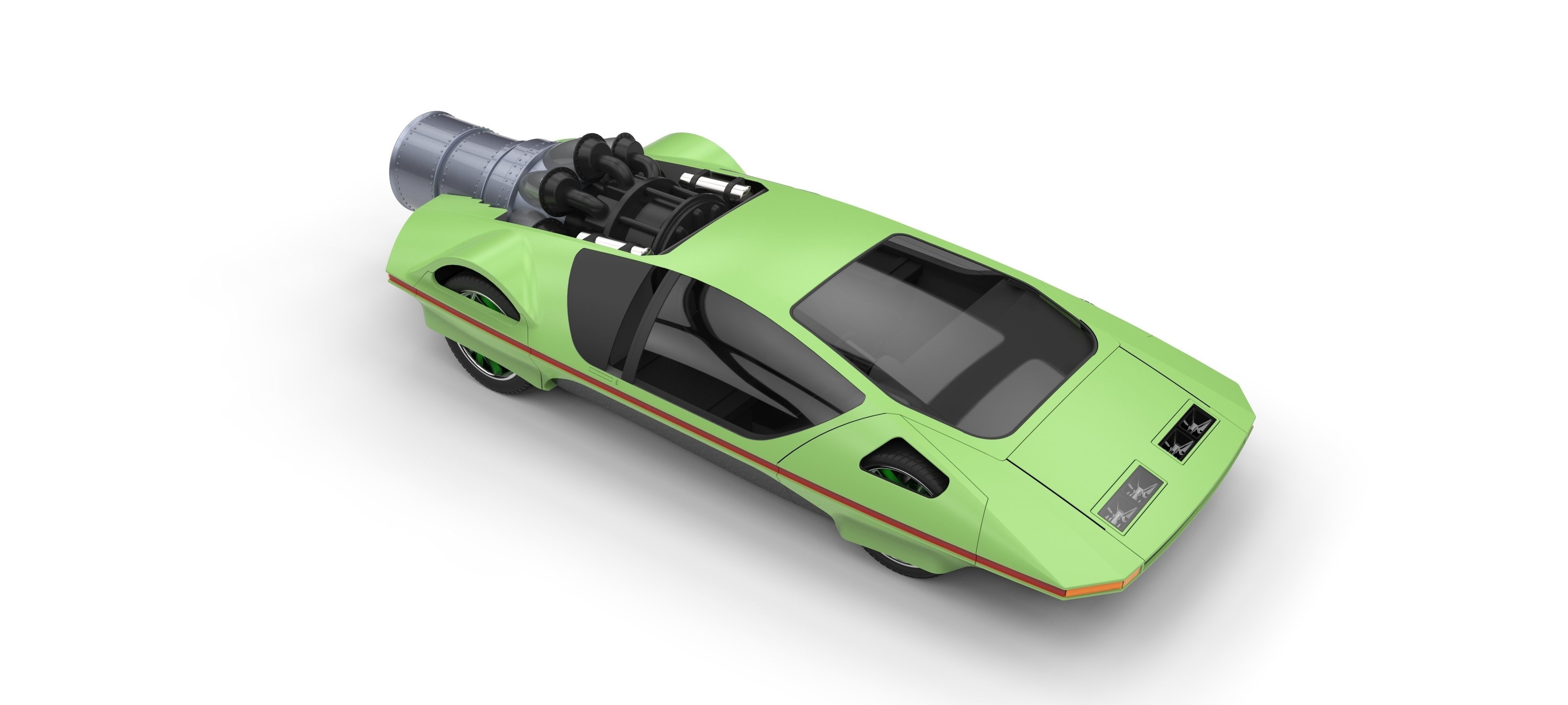 Ferrari Jet concept car 3D model | CGTrader