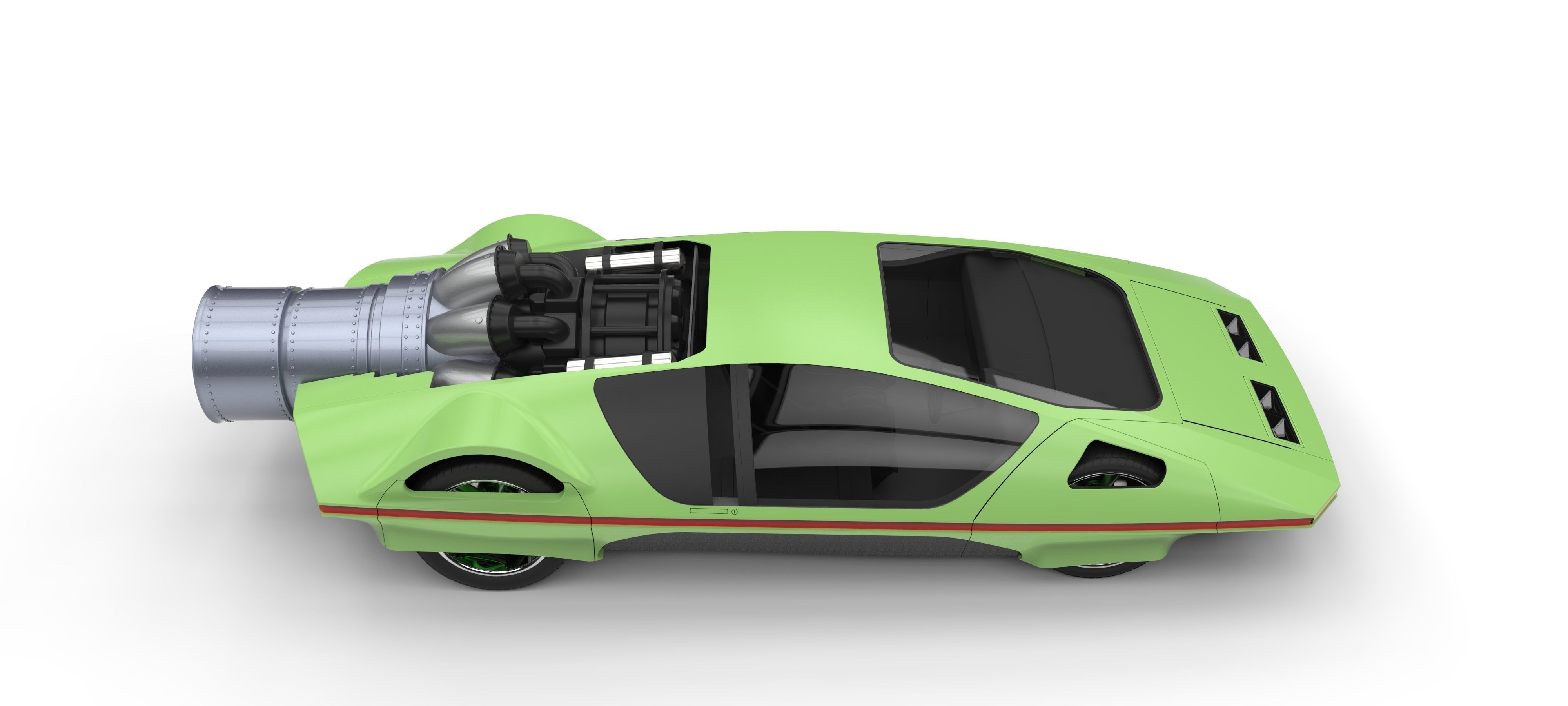 Ferrari Jet concept car 3D model | CGTrader