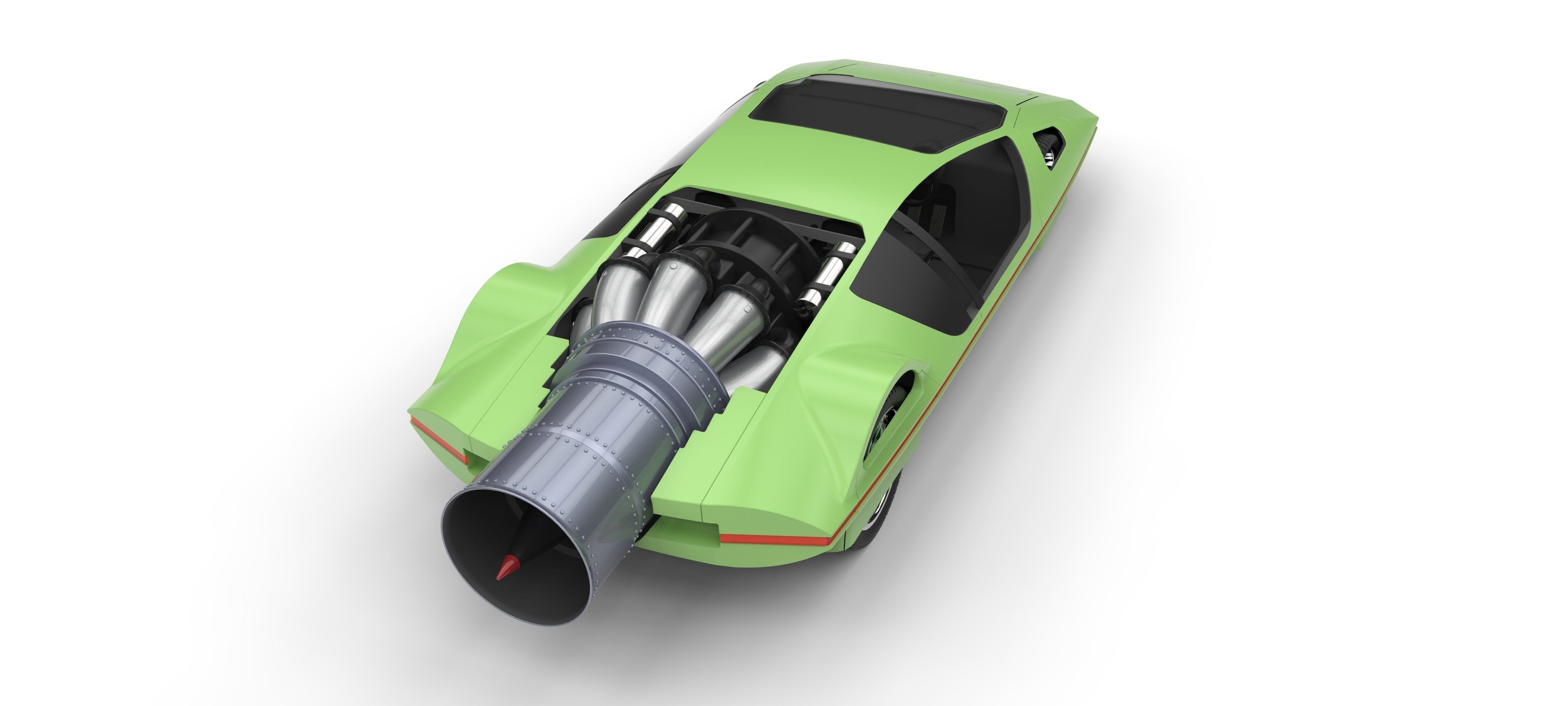 Ferrari Jet concept car 3D model | CGTrader