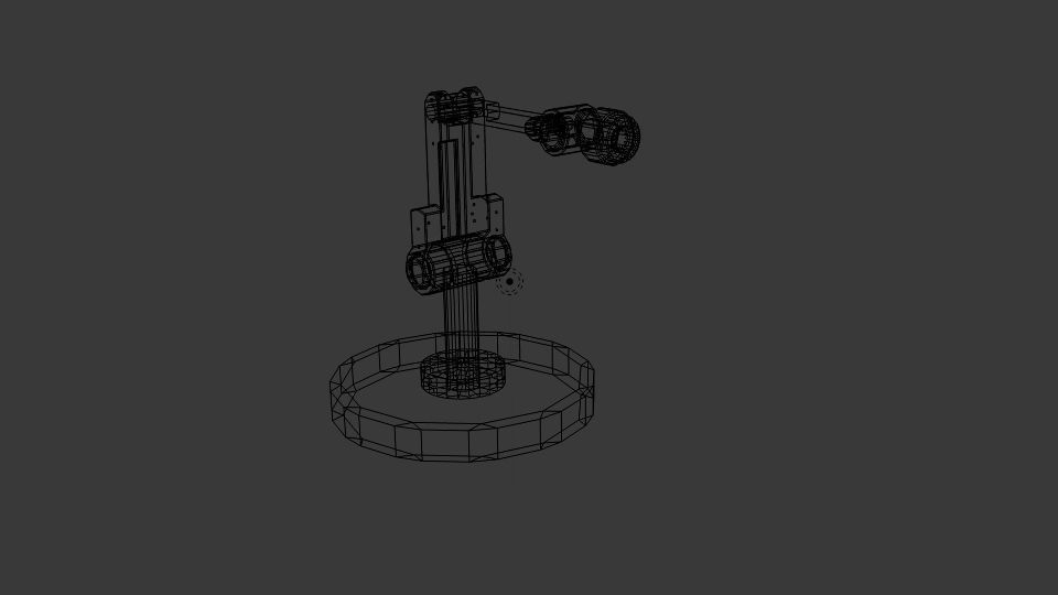 Robotarm Cylinder free VR / AR / low-poly 3D model | CGTrader