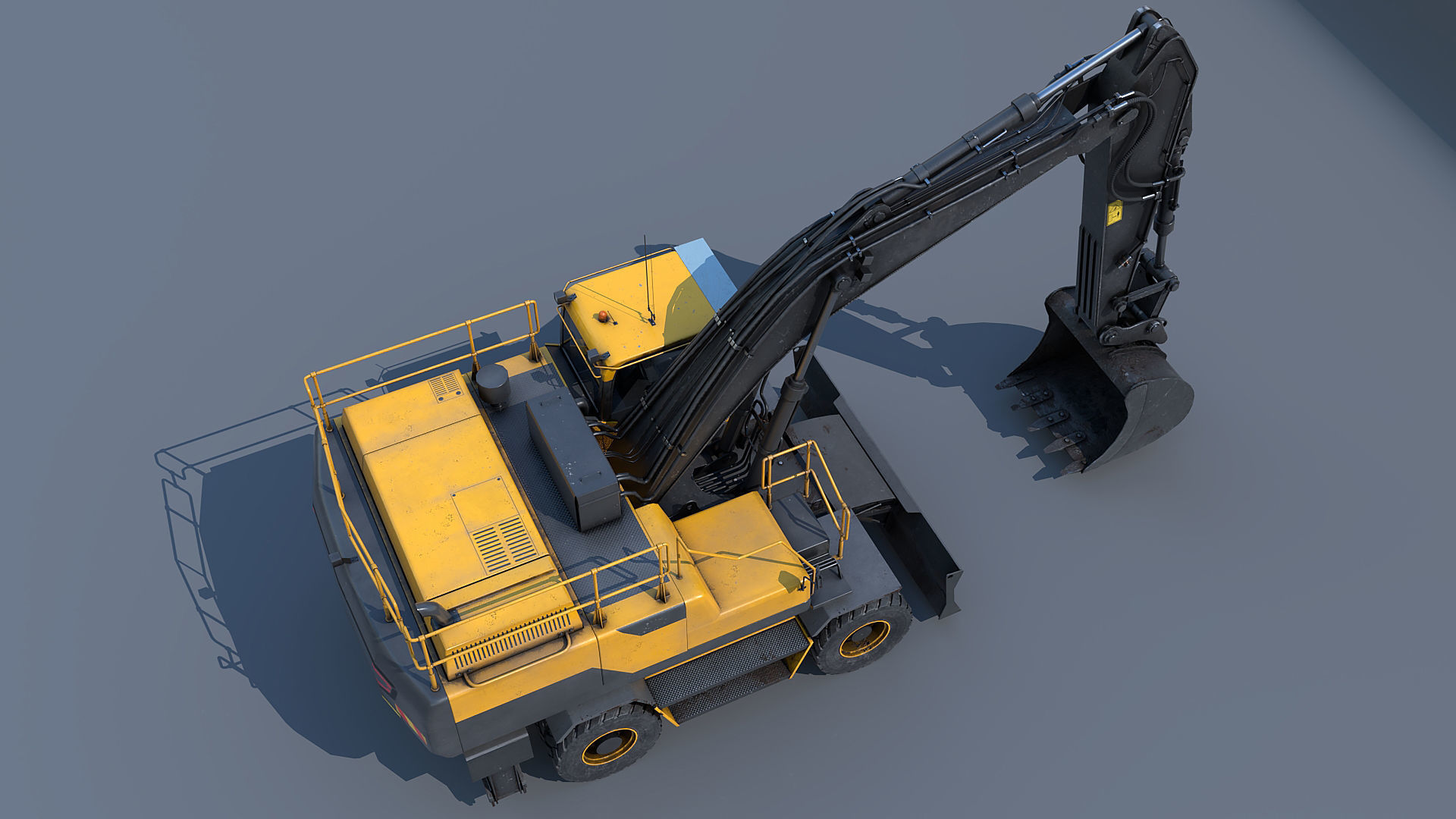 3D model Excavator EW205D VR / AR / low-poly | CGTrader