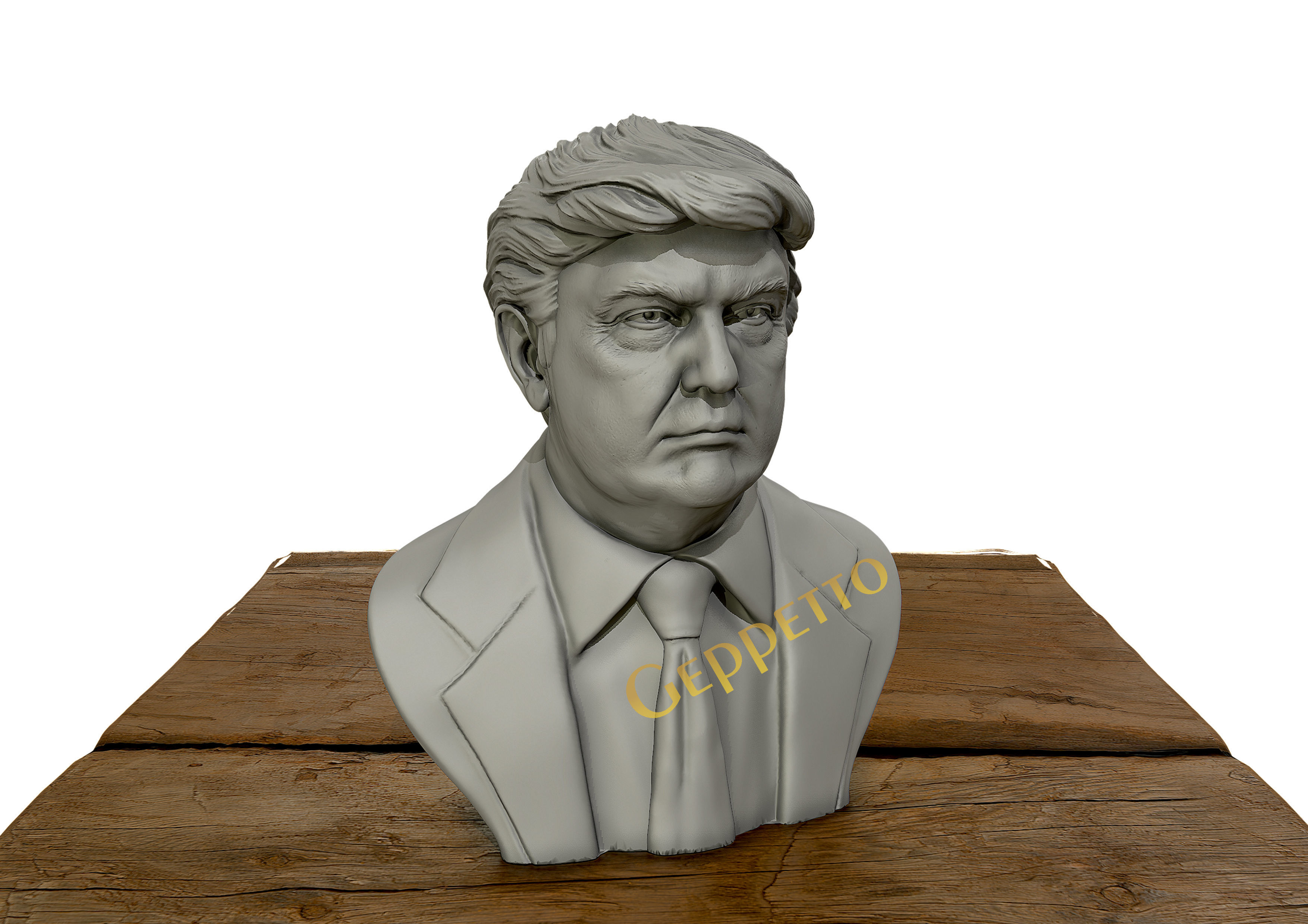 Donald Trump 3D printable 3D Sculpture 3D model 3D printable | CGTrader