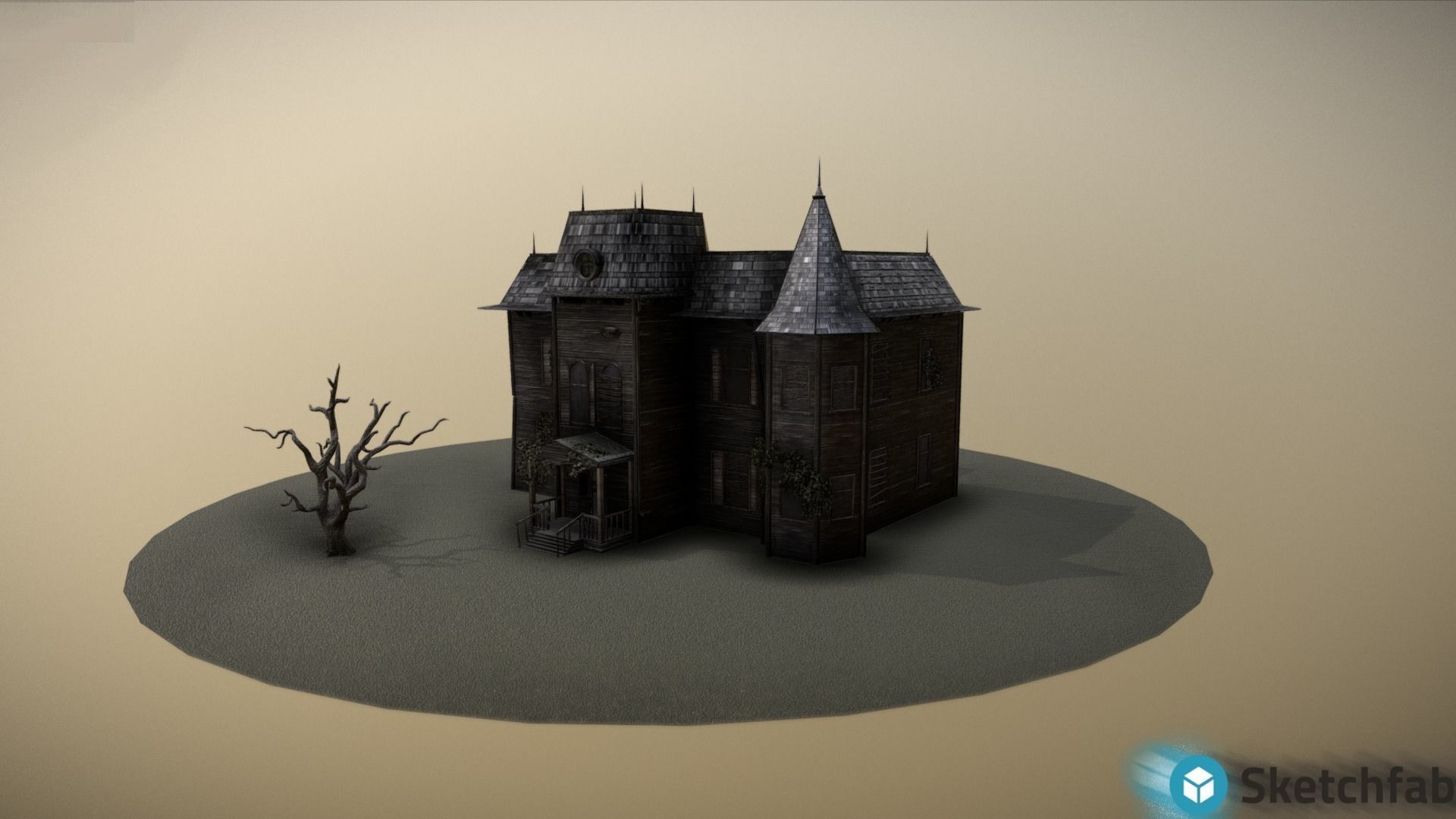 3D model IT - house from the movie 2017 VR / AR / low-poly | CGTrader