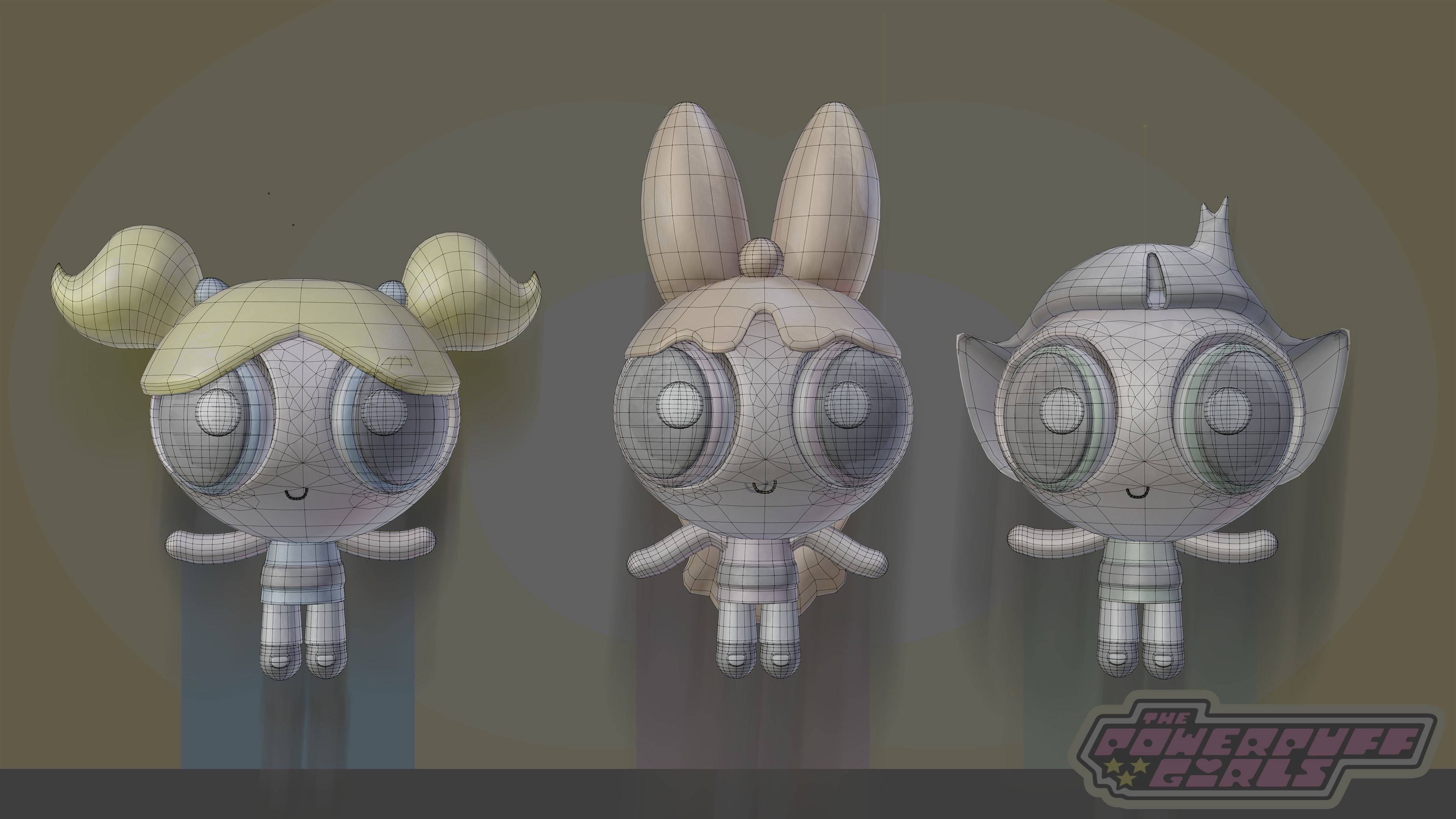 Powerpuff girls 3D 3D model | CGTrader
