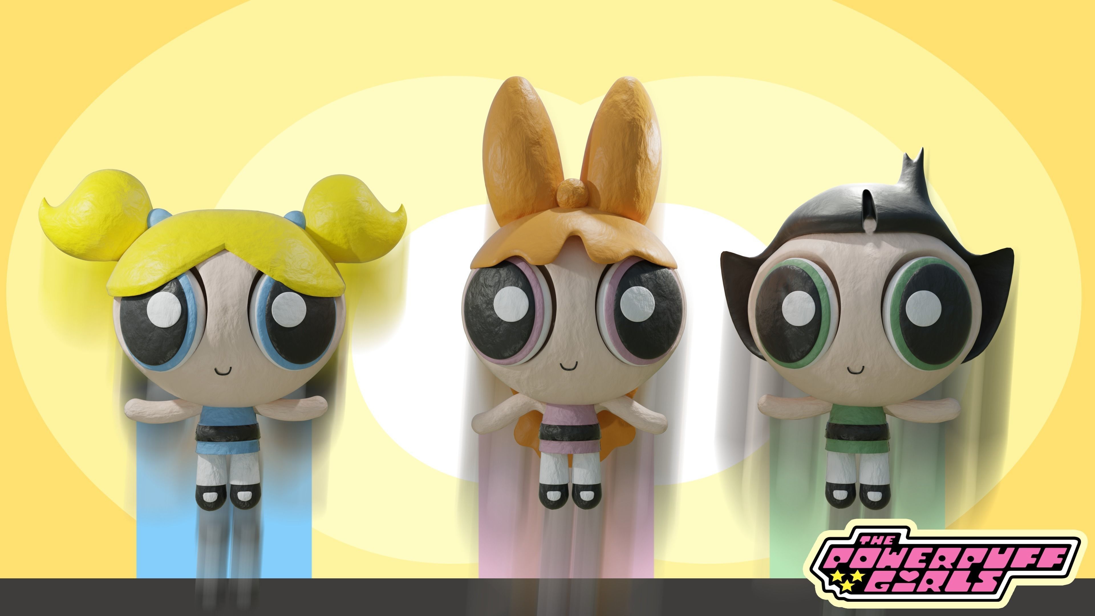 Powerpuff girls 3D 3D model | CGTrader