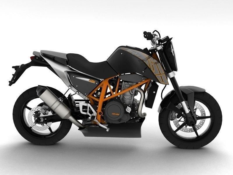 KTM 690 Duke Track 2014 3D model | CGTrader