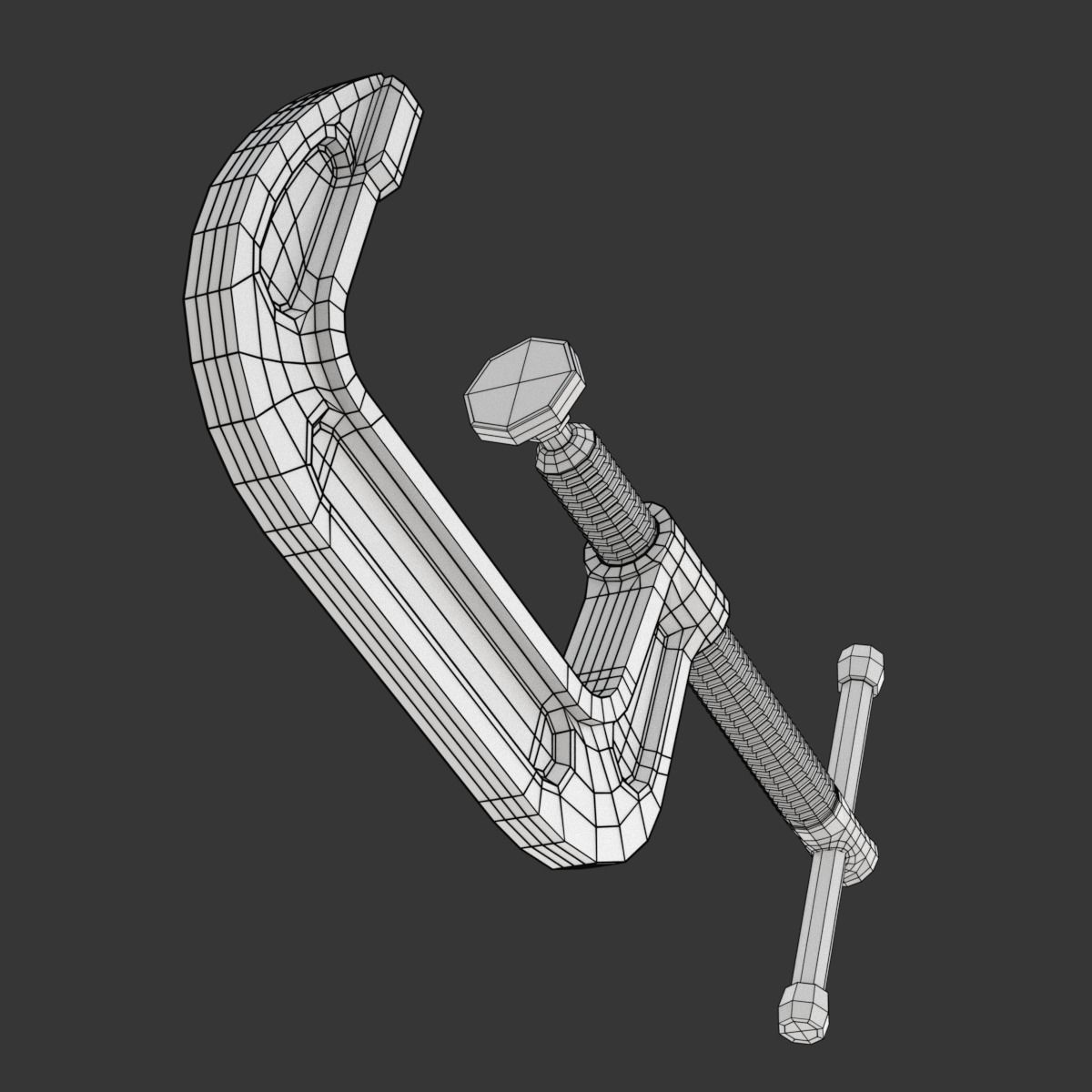C-Clamp clamp 3D model | CGTrader