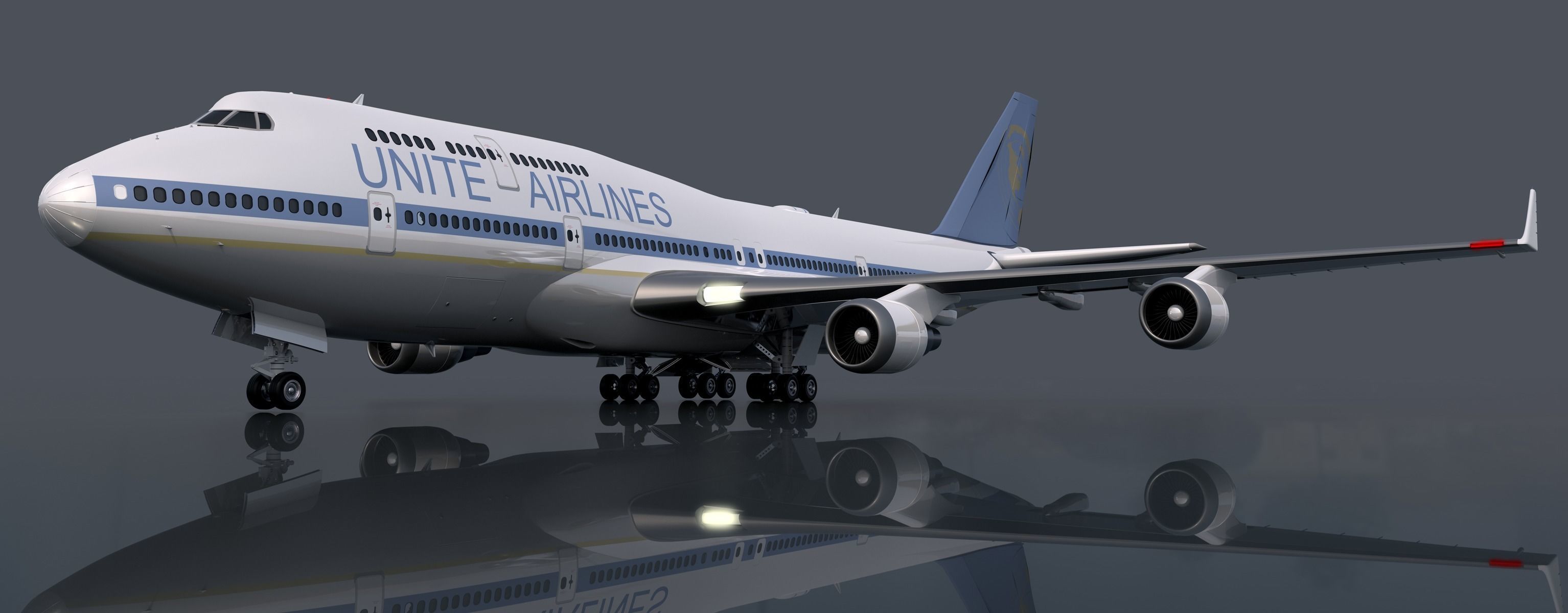 Boeing 747 3D model | CGTrader