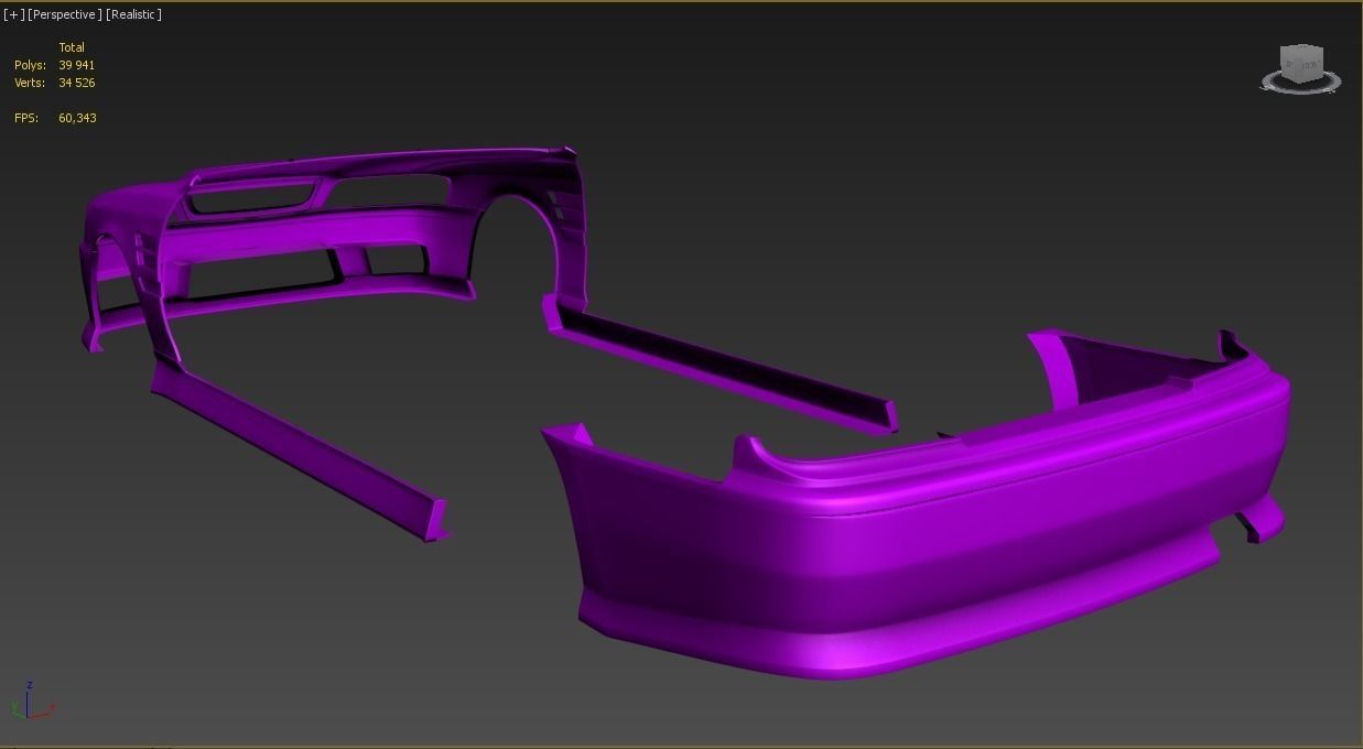 3D model Body Kit for Toyota Chaser M-Sport VR / AR / low-poly | CGTrader