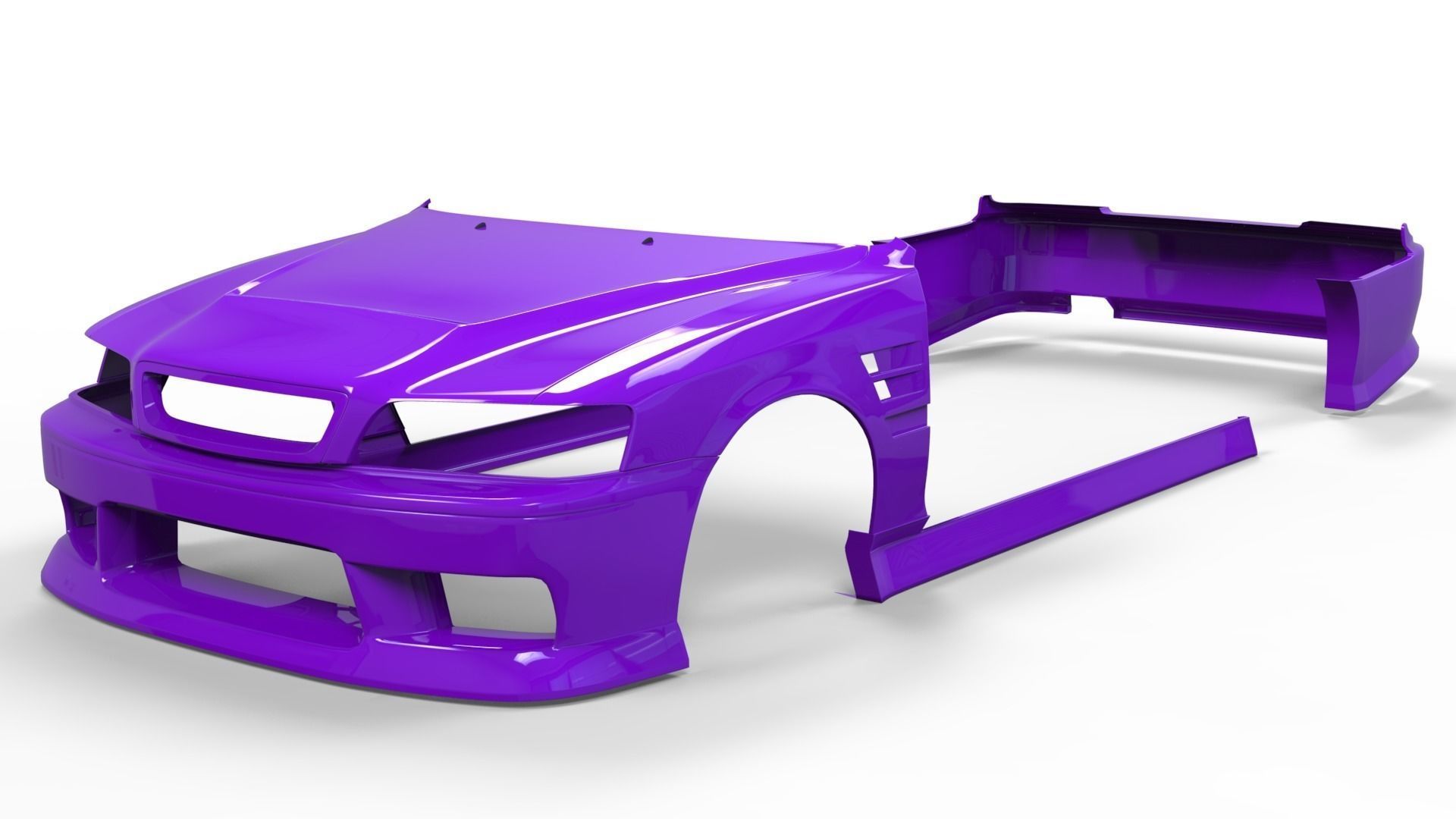 3D model Body Kit for Toyota Chaser M-Sport VR / AR / low-poly | CGTrader