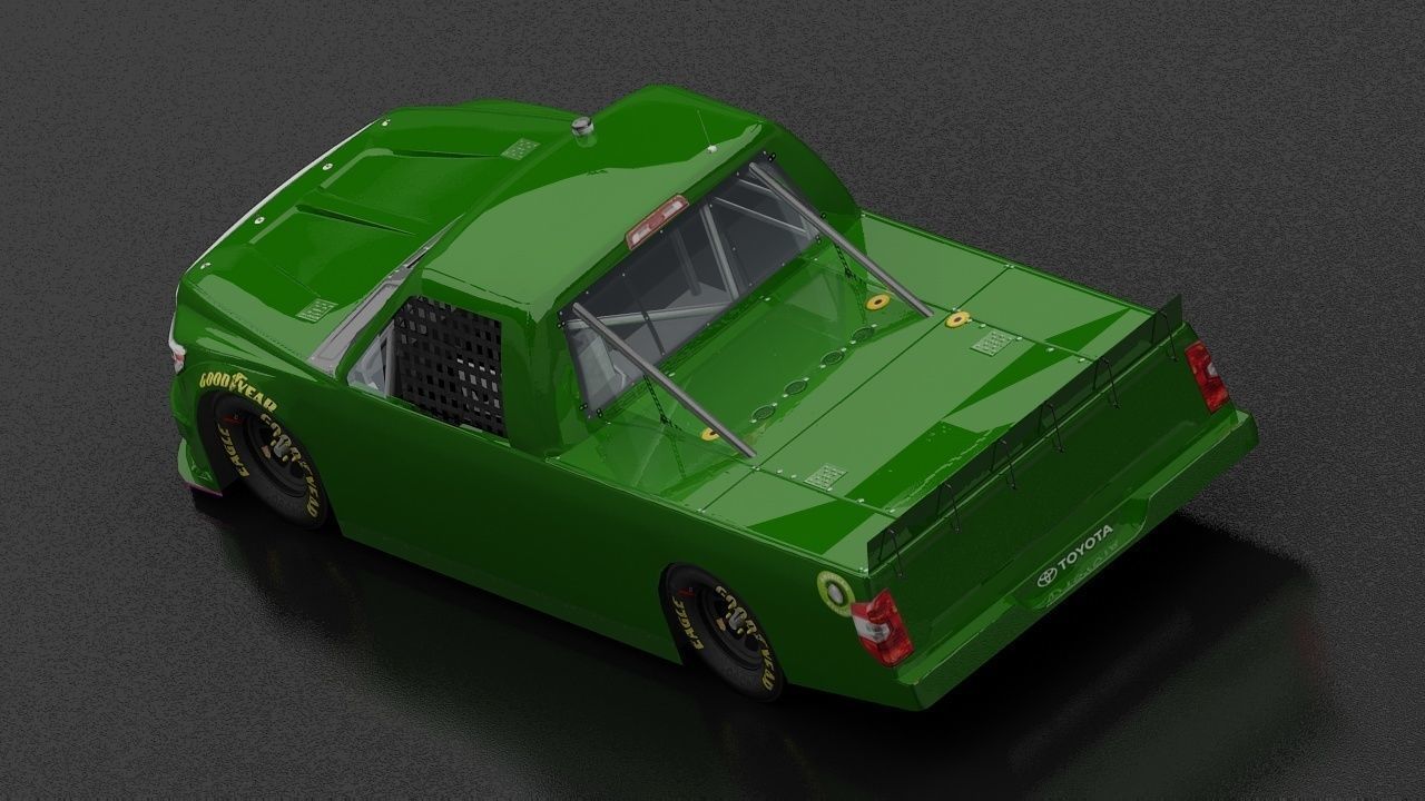 3D model 2017 NASCAR TOYOTA TUNDRA CAMPING WORLD GAME READY VR / AR ...