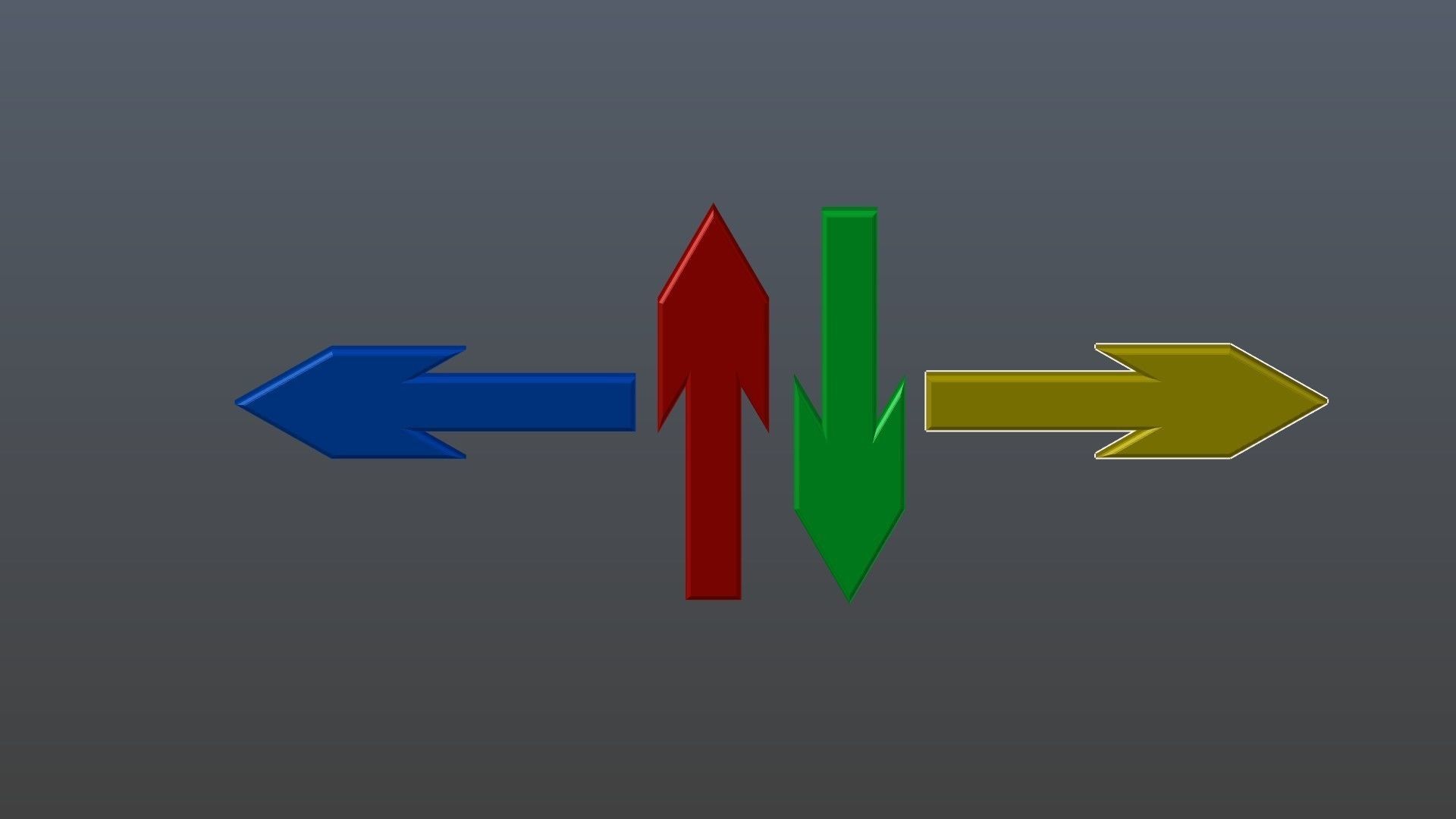 3D model Low poly arrows VR / AR / low-poly | CGTrader