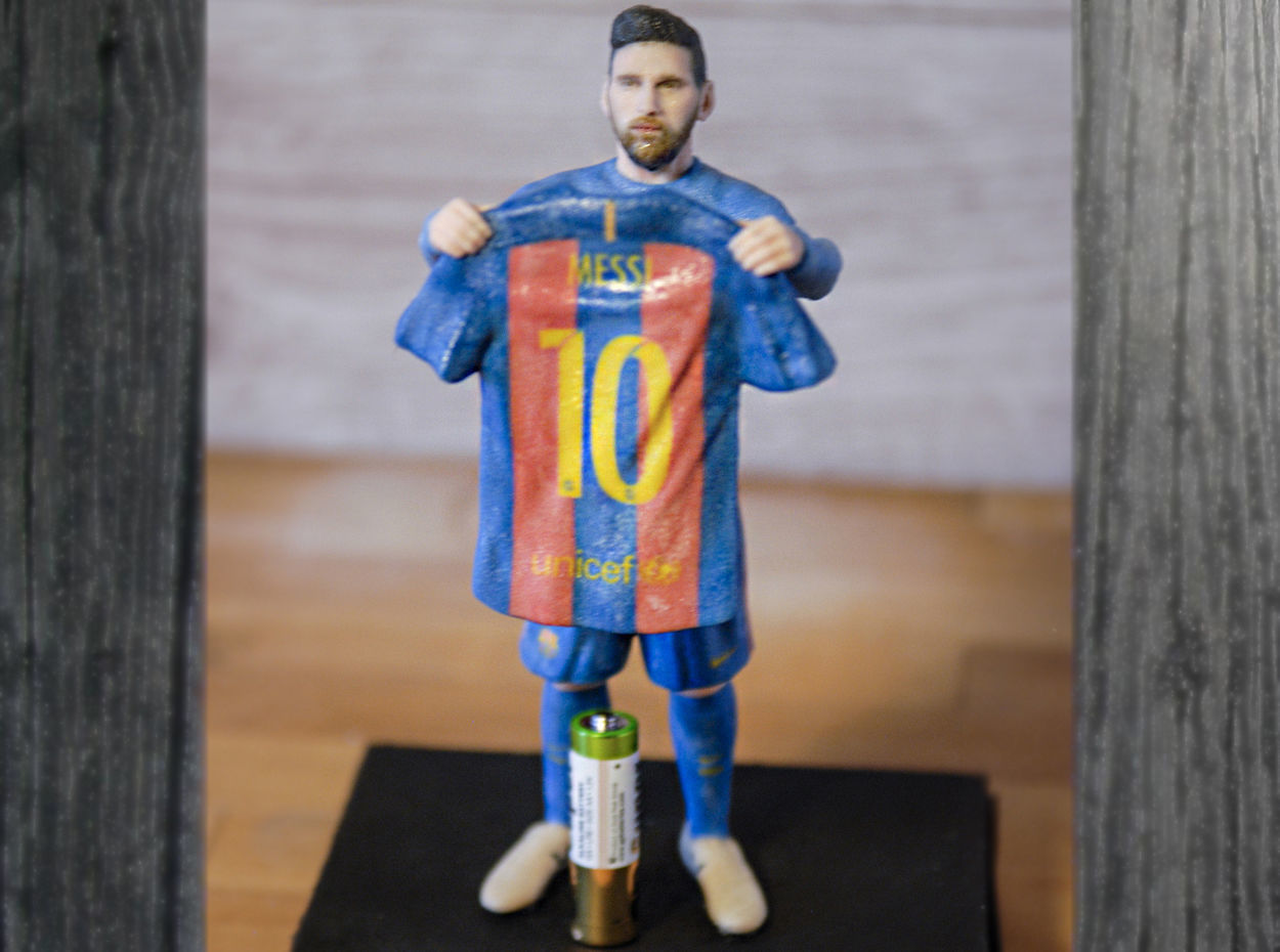 Lionel Messi ready for full color 3D printing 3D model 3D printable ...