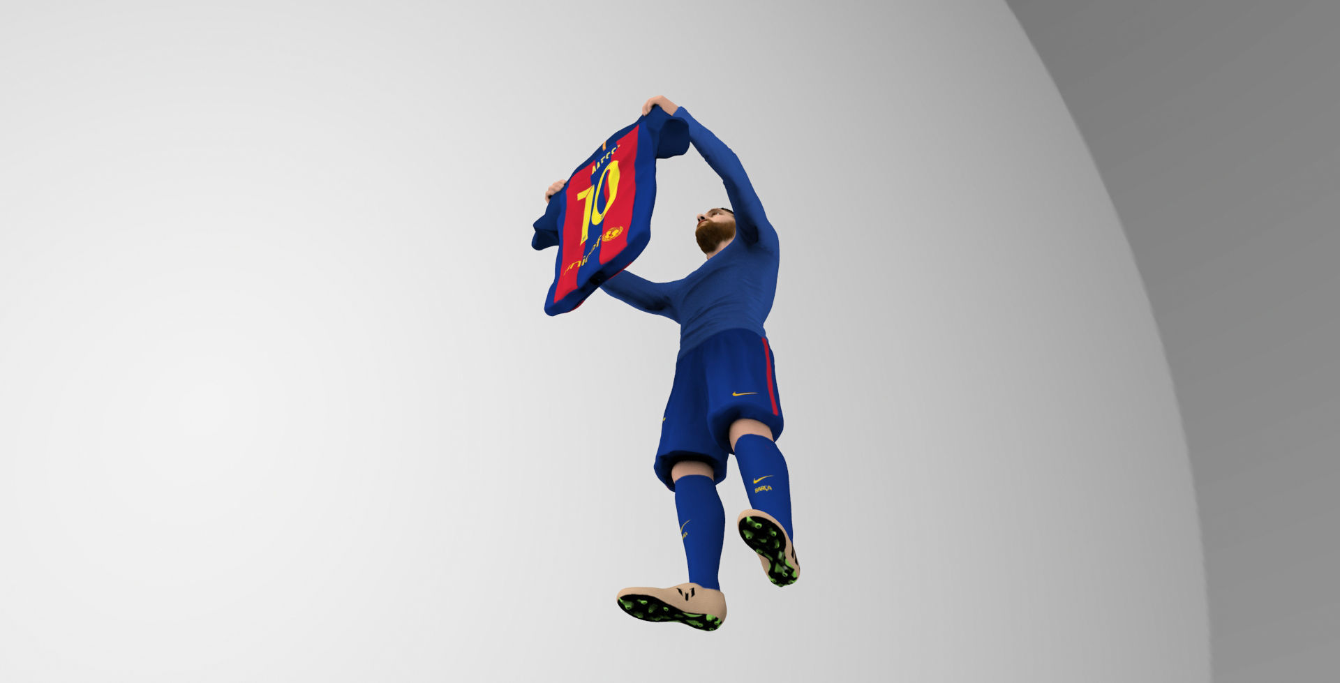 Lionel Messi ready for full color 3D printing 3D model 3D printable ...