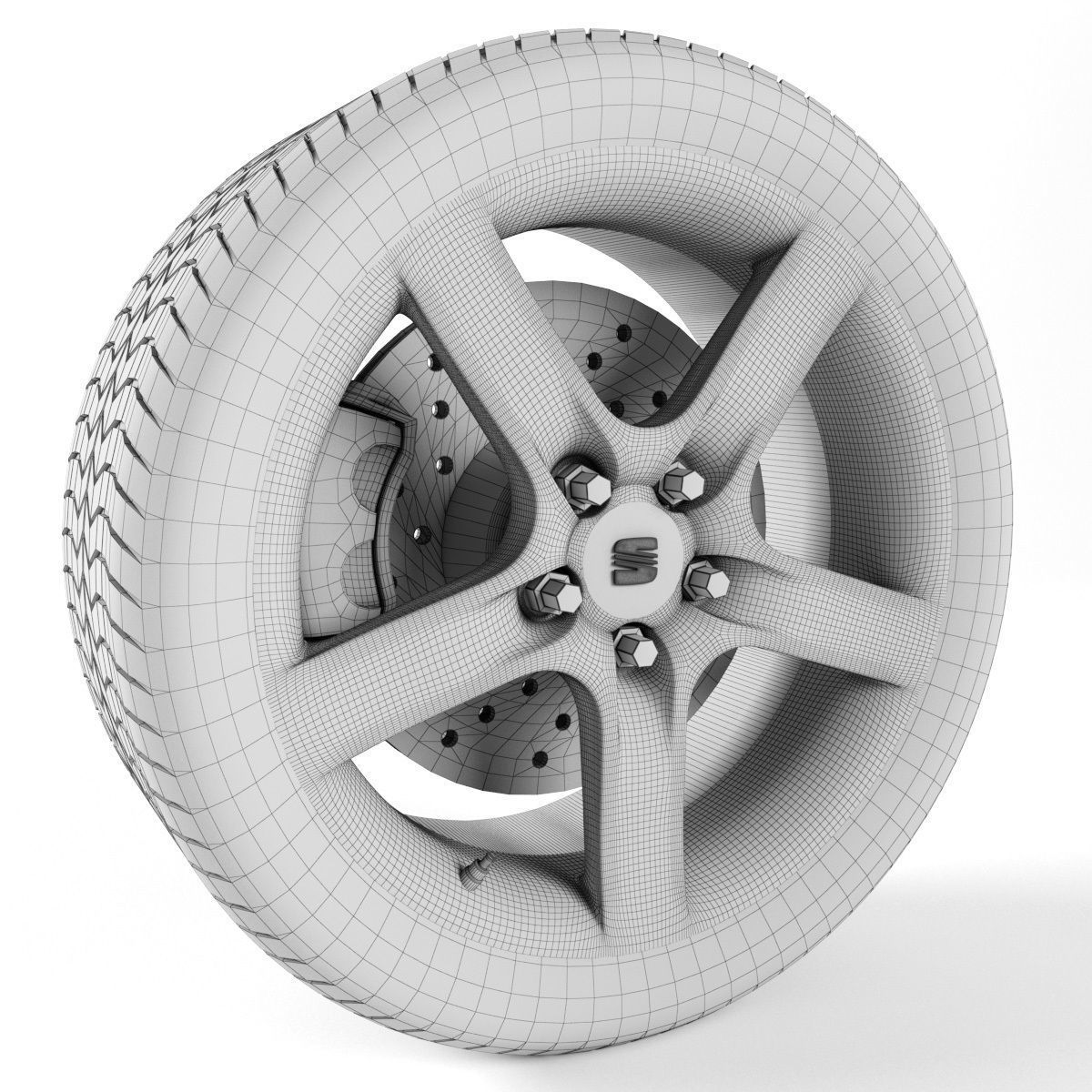 Suzuki Leon Wheel 3D model | CGTrader