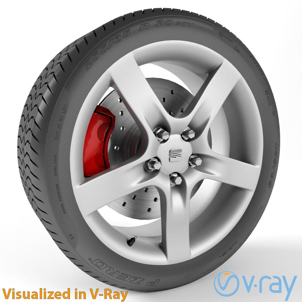 Suzuki Leon Wheel 3D model | CGTrader