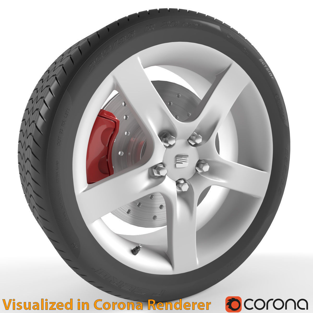 Suzuki Leon Wheel 3D model | CGTrader