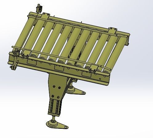 Roller assembly line 3D model | CGTrader