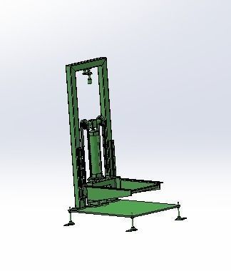 Heavy load lifting mechanism 3D model | CGTrader