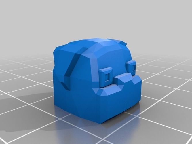 Low poly pug with replaceable head free 3D Model 3D printable STL ...