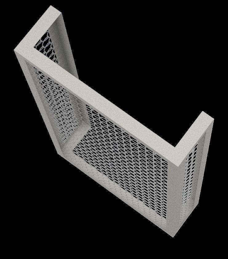 3D model Metal Grid Structure VR / AR / low-poly | CGTrader