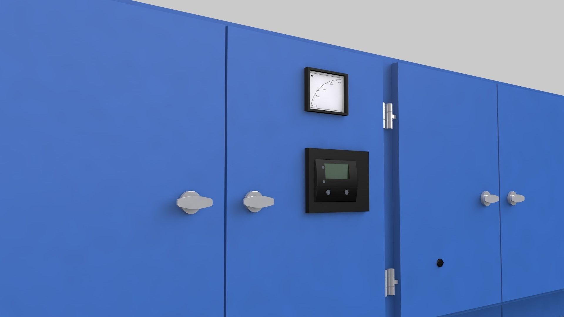 Electric Control Panel Ats 3D model | CGTrader