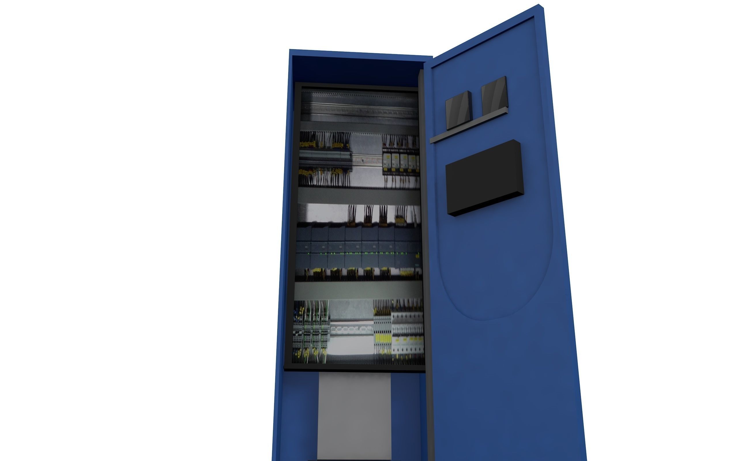 Electric Control Panel 3D model | CGTrader