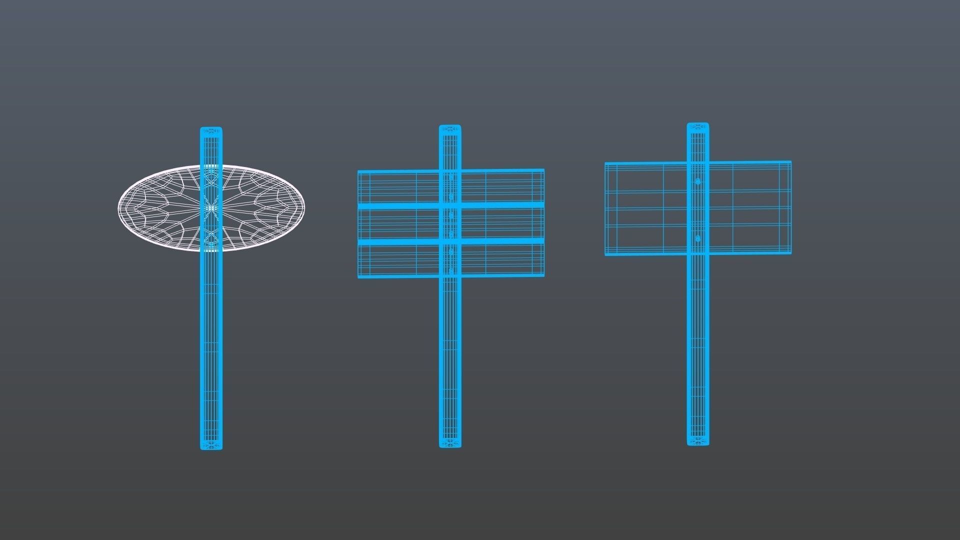 Signboards 3D model | CGTrader