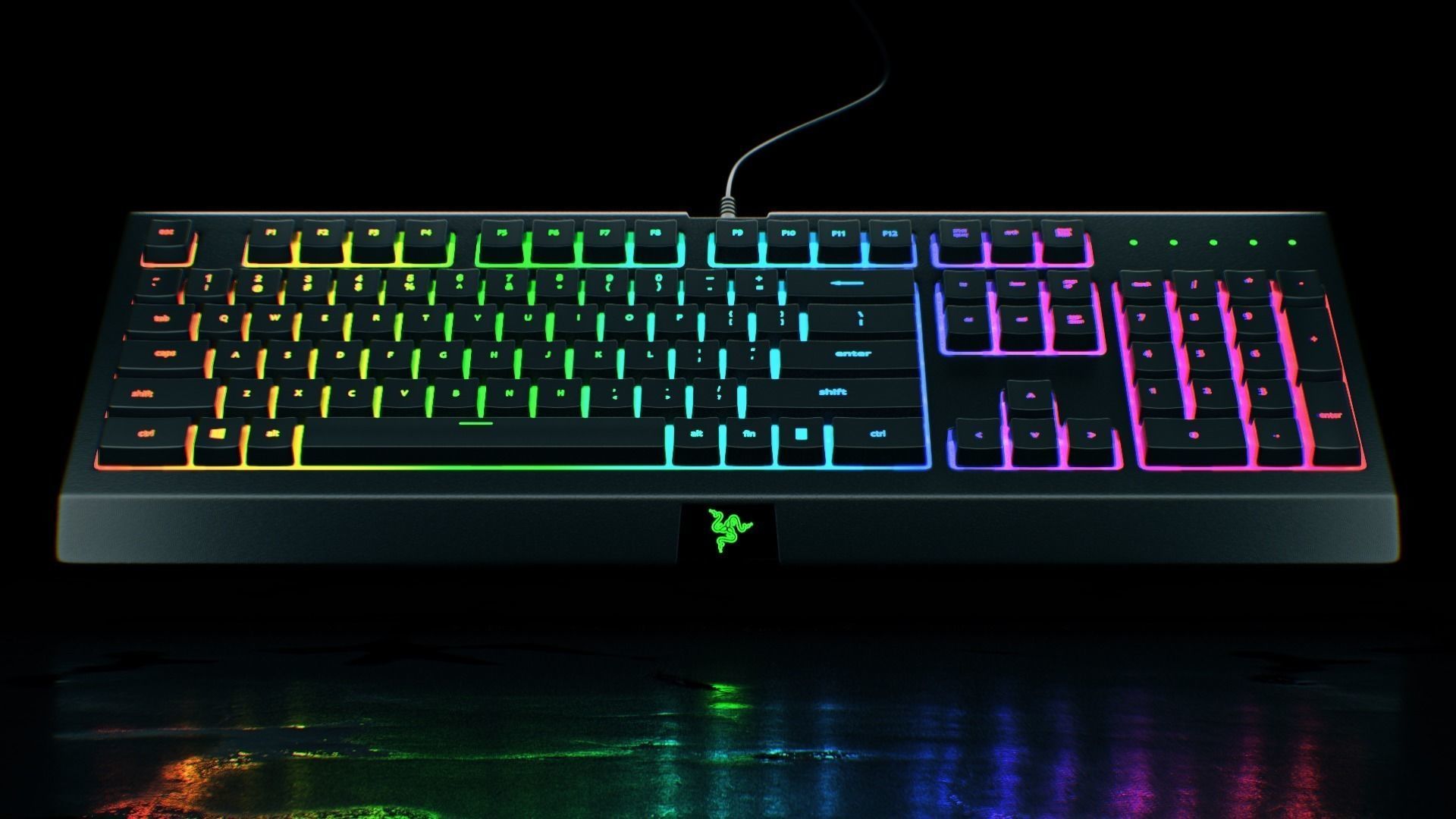 RAZER cynosa chroma pro keyboard 3D model | CGTrader