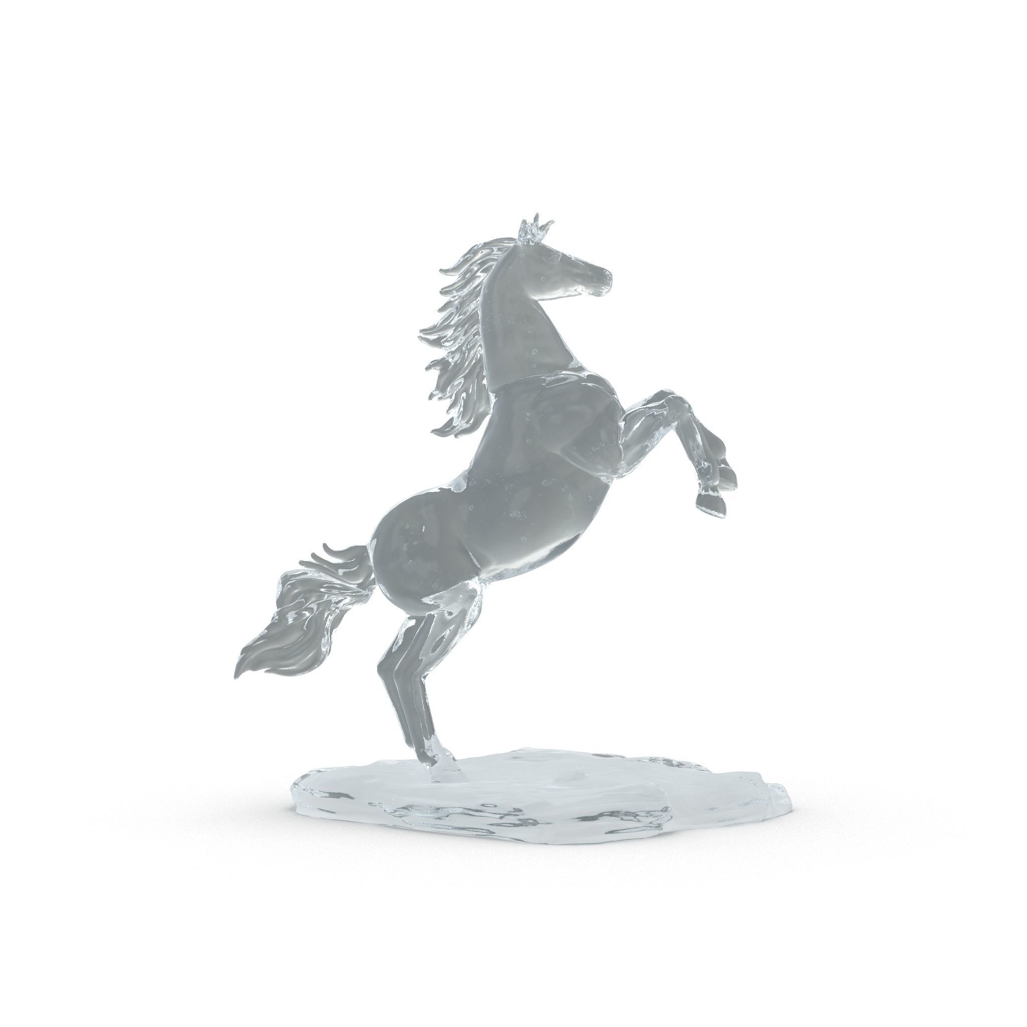 Ice Horse 3D model | CGTrader