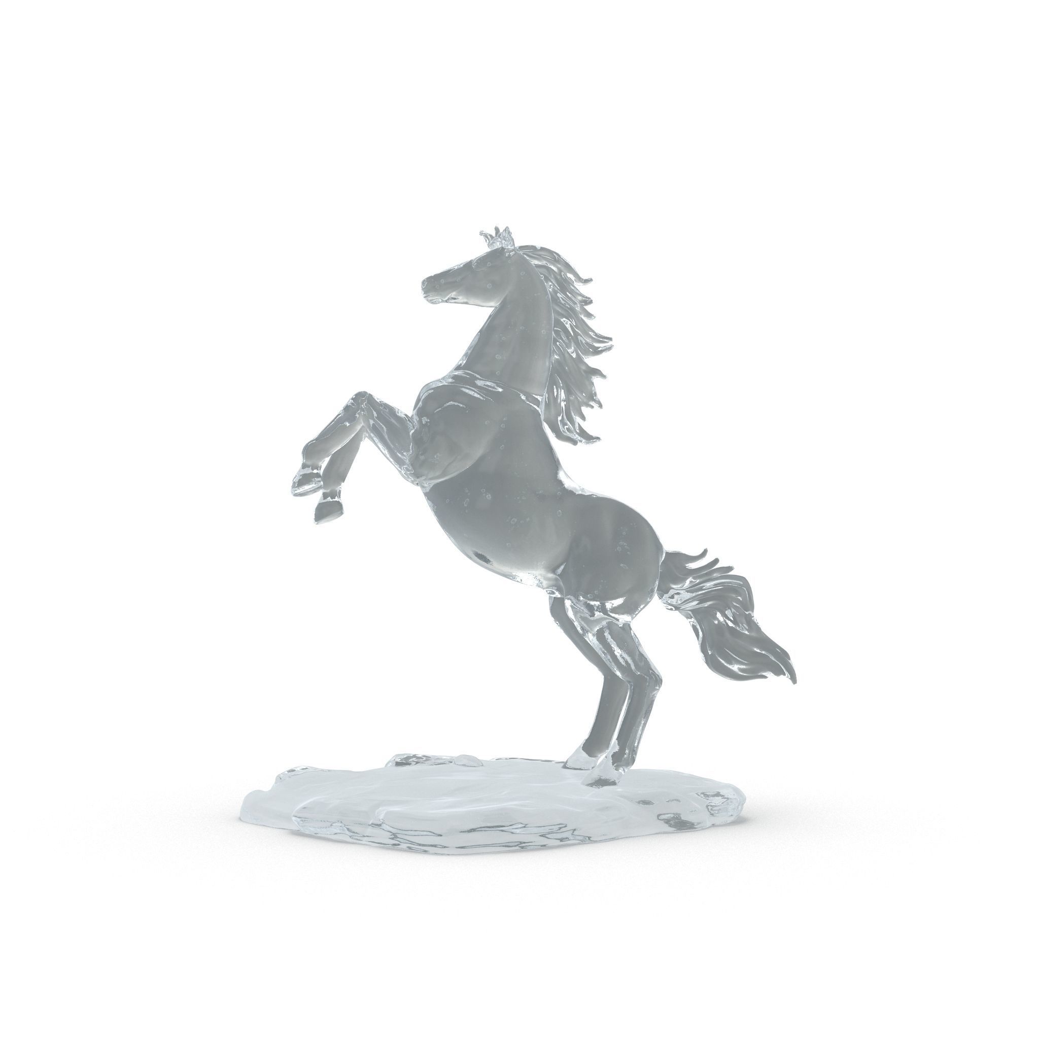 Ice Horse 3D model | CGTrader