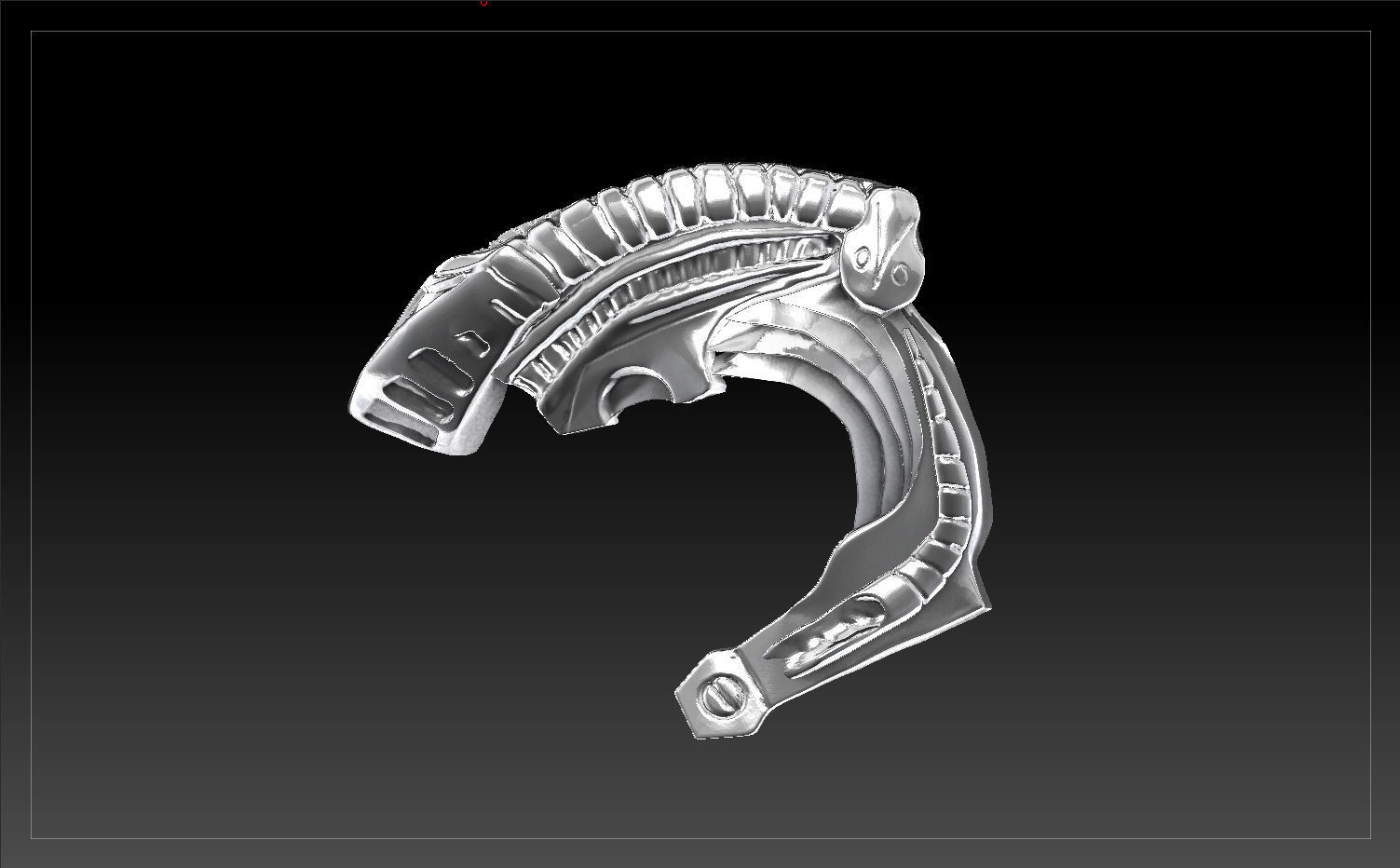 Star Trek Seven of Nine Borg Implants Prosthetic Parts Jeri Ryan 3D ...