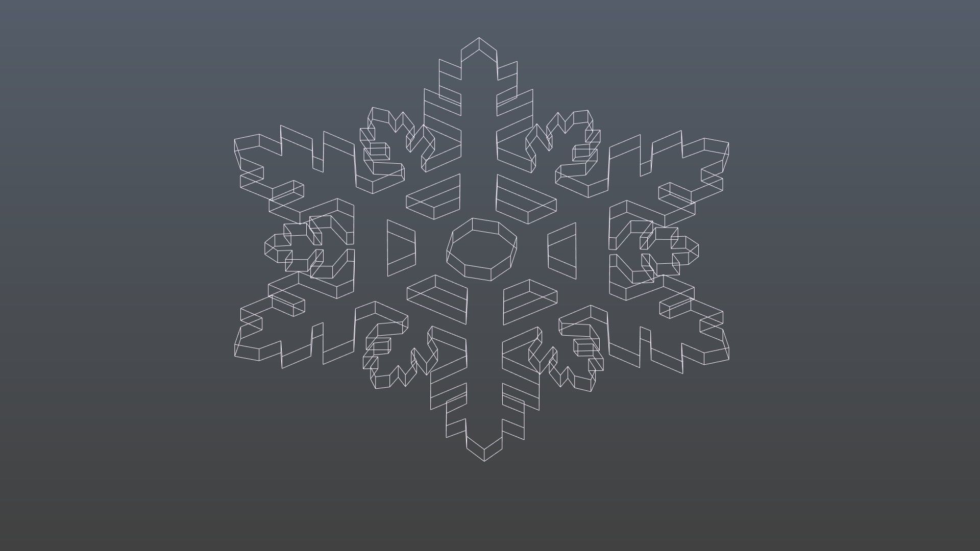 3D model Low poly snowflake VR / AR / low-poly | CGTrader