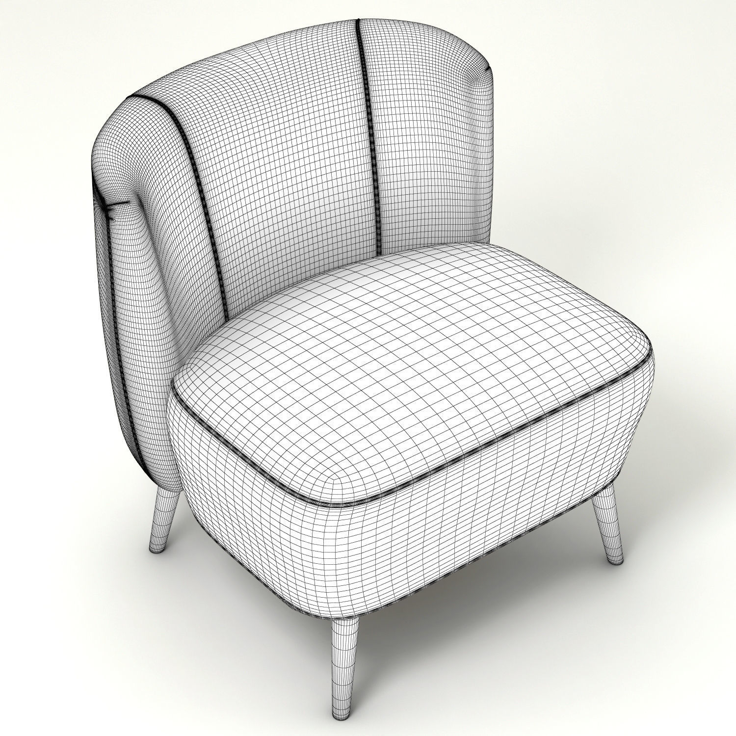 Homeline Tully chair 3D model | CGTrader