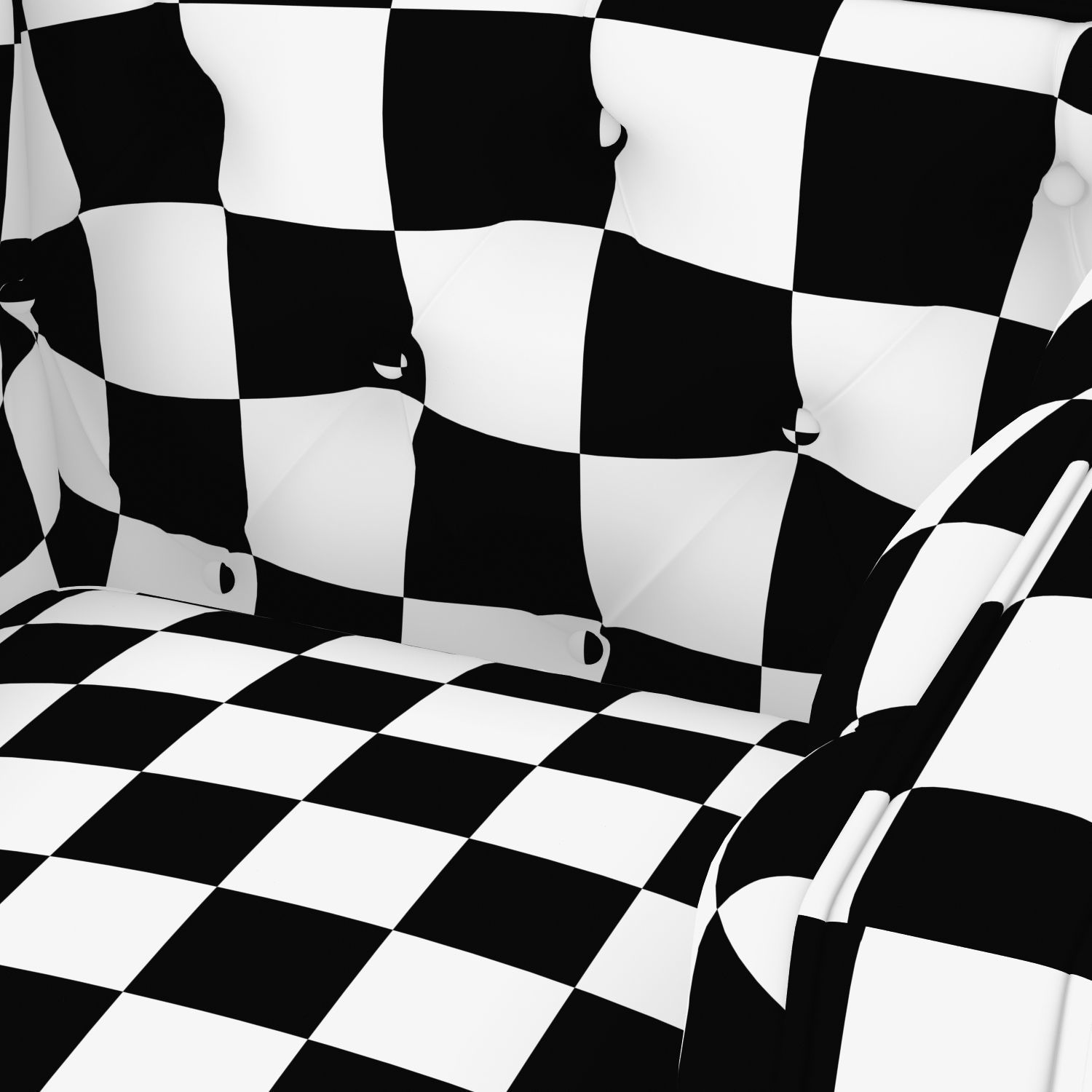 Homeline Emerson capitone armchair 3D model | CGTrader