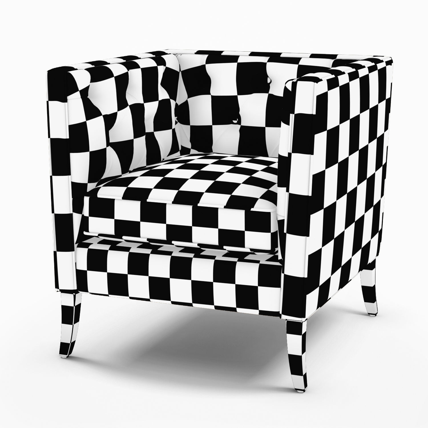 Homeline Emerson capitone armchair 3D model | CGTrader