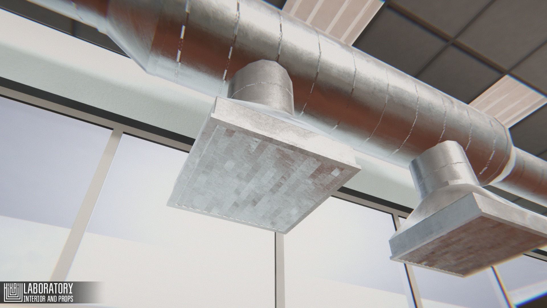 3D model Laboratory - interior and props VR / AR / low-poly | CGTrader