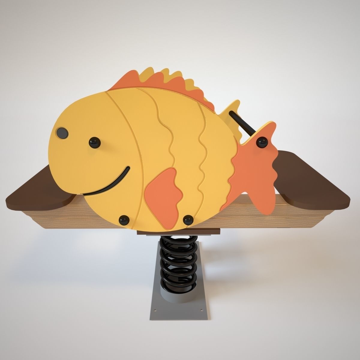 Playground Spring - Fish 3D model | CGTrader