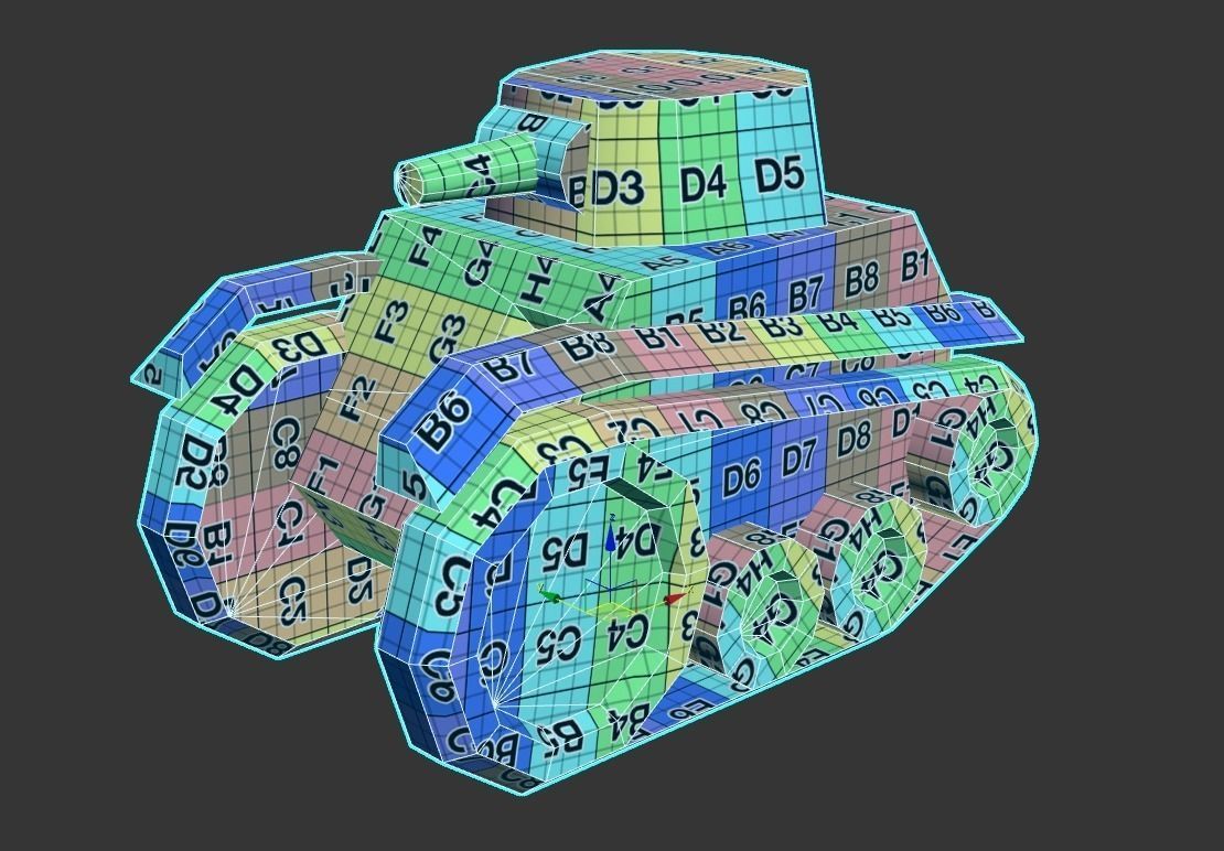 3D model Midget Lowpoly Tanks VR / AR / low-poly | CGTrader