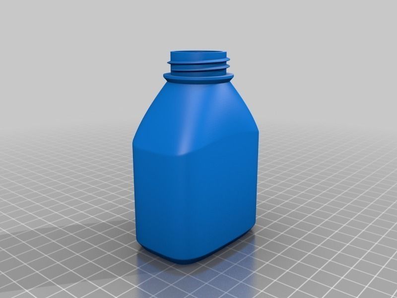 3D printable bottle and screw cap free 3D model 3D printable | CGTrader