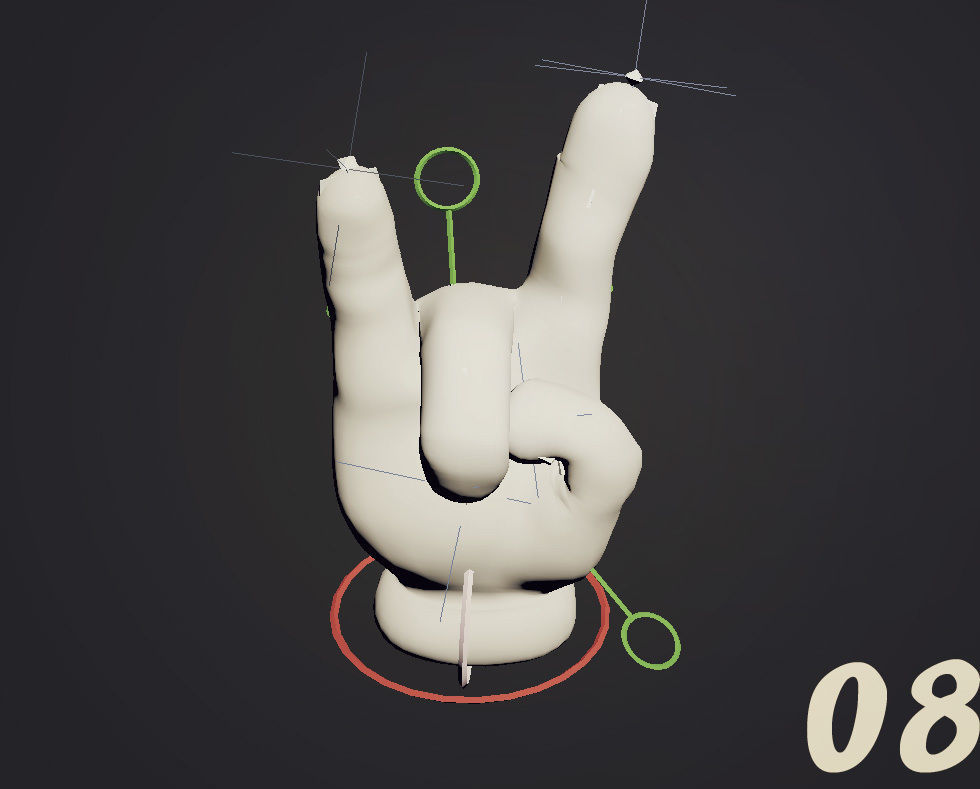 25 Cartoon Hand Animation 3D model animated | CGTrader
