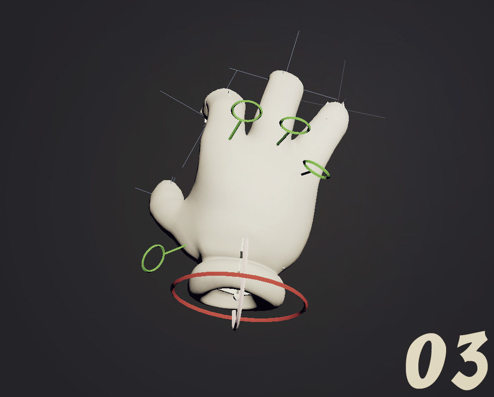 25 Cartoon Hand Animation 3D model animated | CGTrader