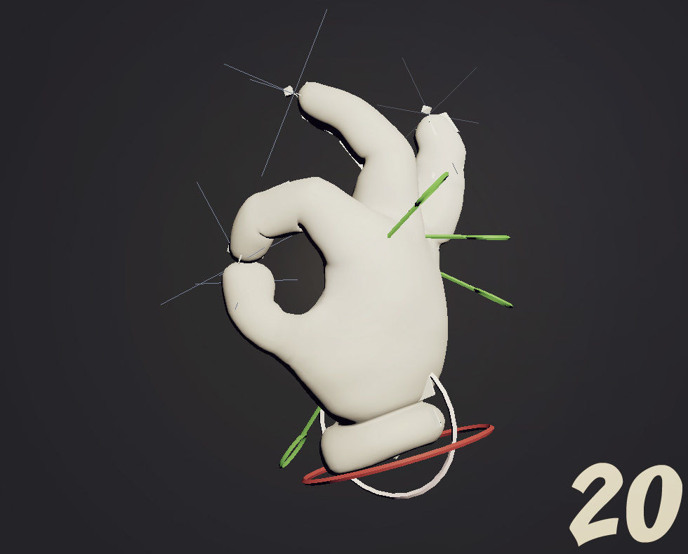 25 Cartoon Hand Animation 3D model animated | CGTrader