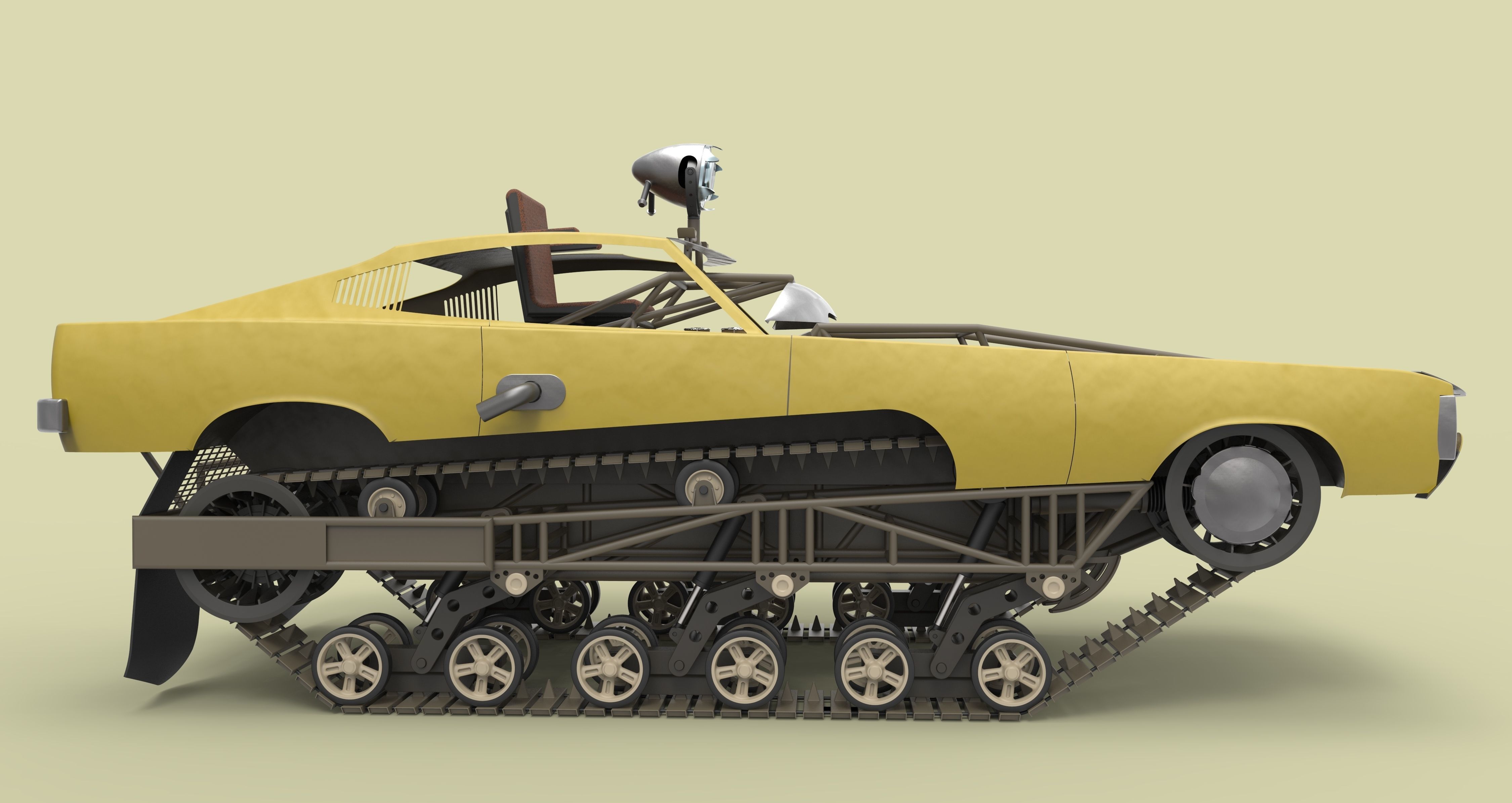 Peacemaker from movie Mad Max Fury road 3D model | CGTrader